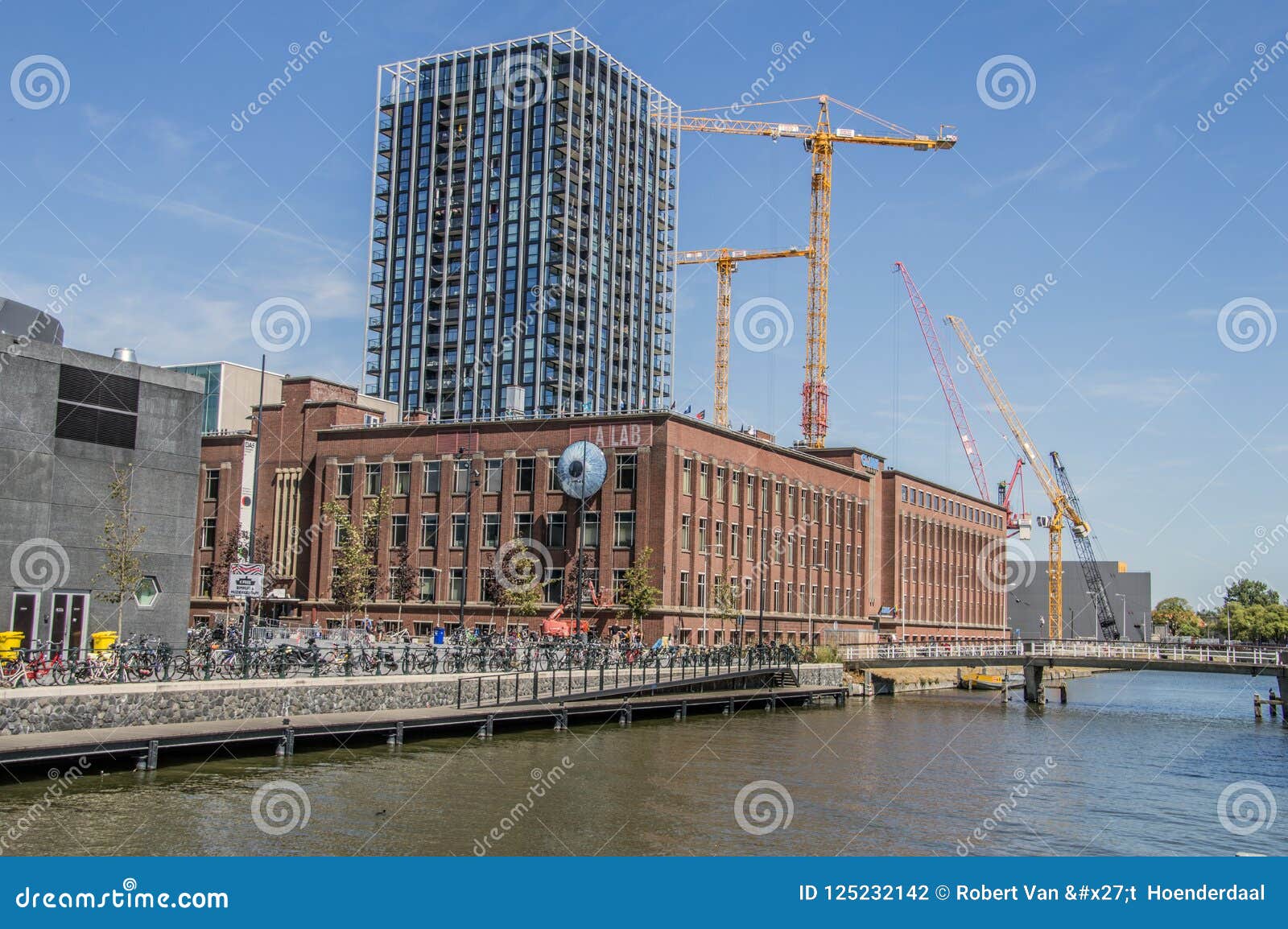 A Lab Building at Amsterdam the Netherlands 2018 Editorial Photography ...