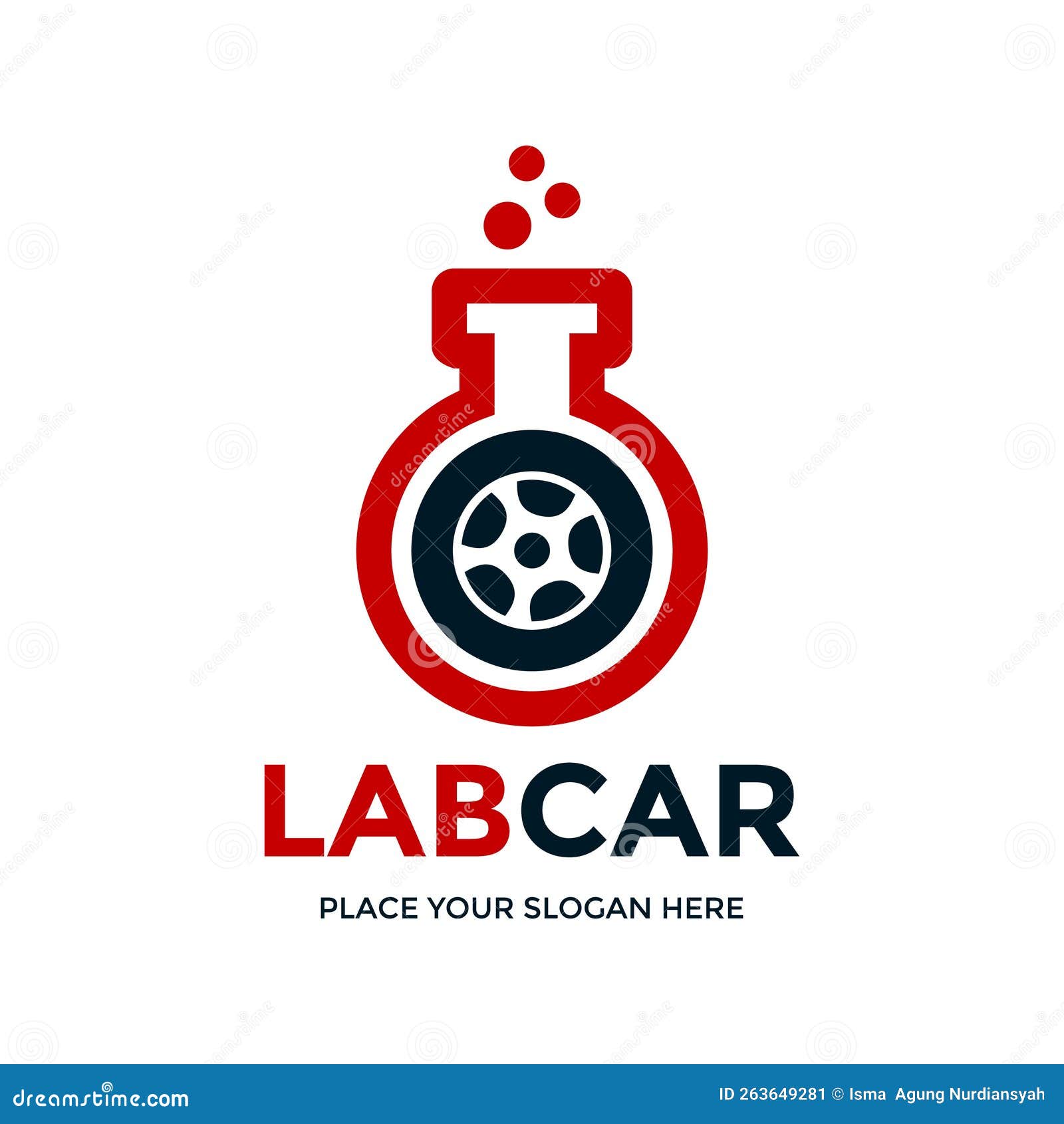 Lab Car Logo Vector stock vector. Illustration of business - 263649281