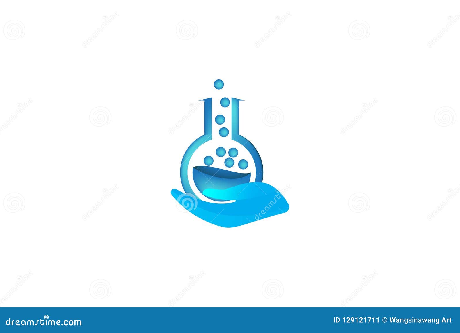 Lab Care Logo Inspiration Isolated on White Background. Stock Vector ...