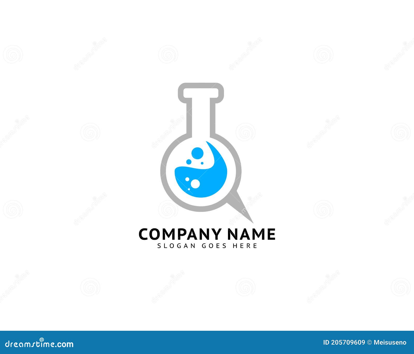 Lab Chat Vector Logo Design, Lab Talk Logo Design Stock Vector ...