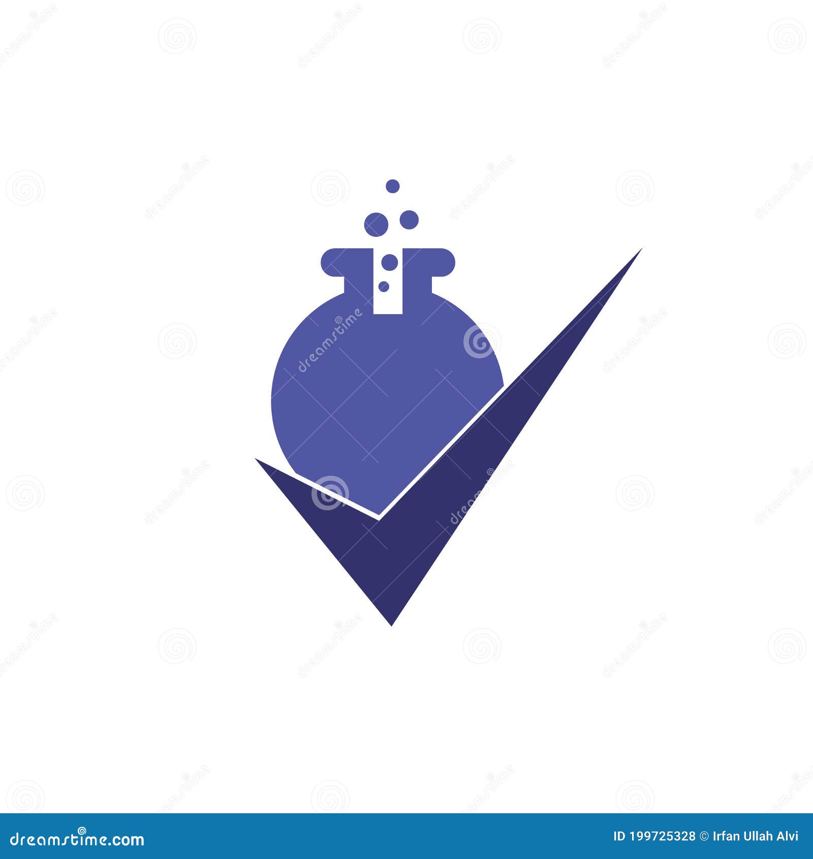 Lab Check Vector Logo Design Template. Lab Check Verified Logo Vector ...