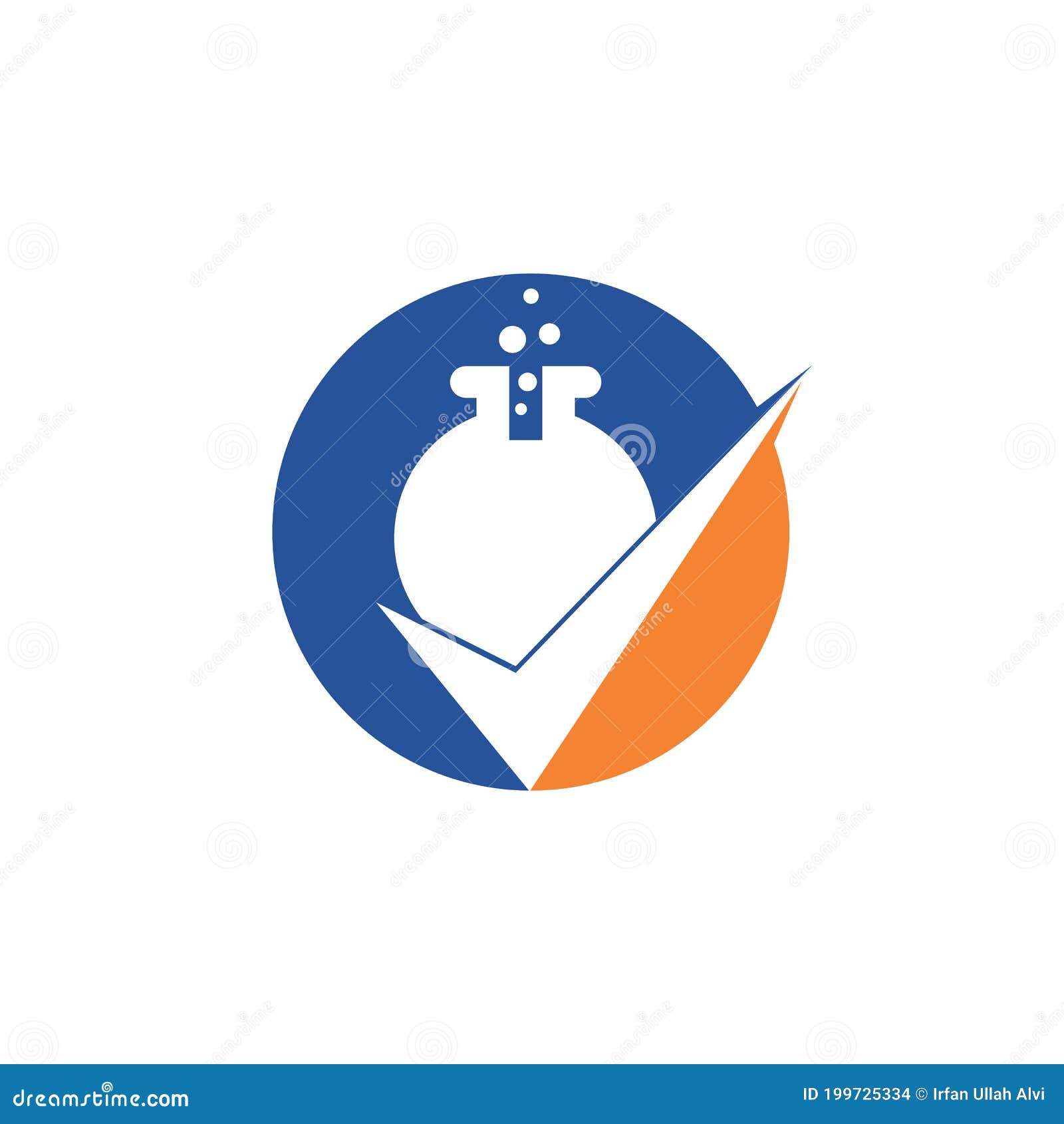 Lab Check Vector Logo Design Template. Lab Check Verified Logo Vector ...