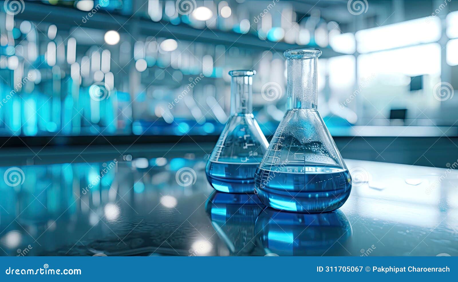 Lab Chemistry or Science Research and Development Concept. Stock ...