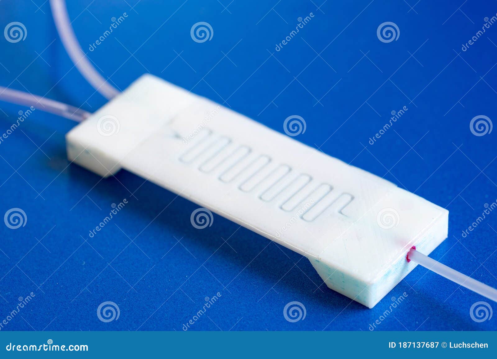 Lab on Chip Microfluidic Device Stock Image - Image of integrated ...