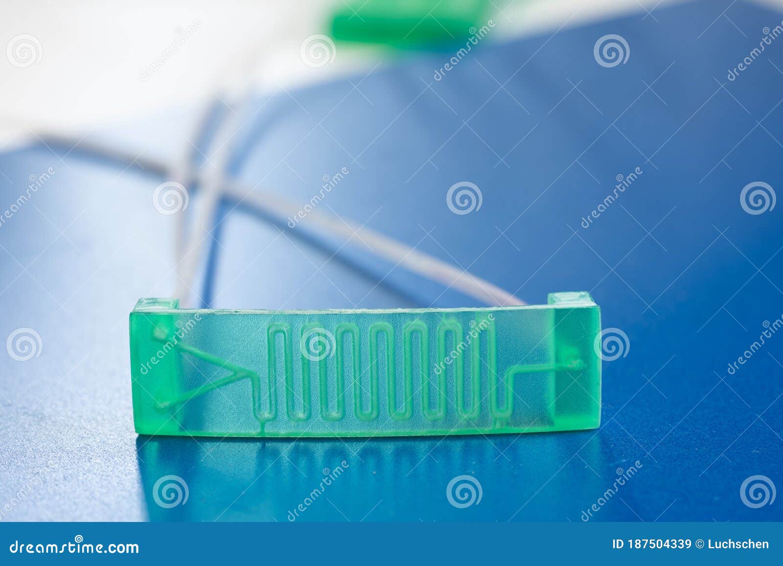 Lab on Chip Microfluidic Device Stock Image - Image of liquid, chip ...