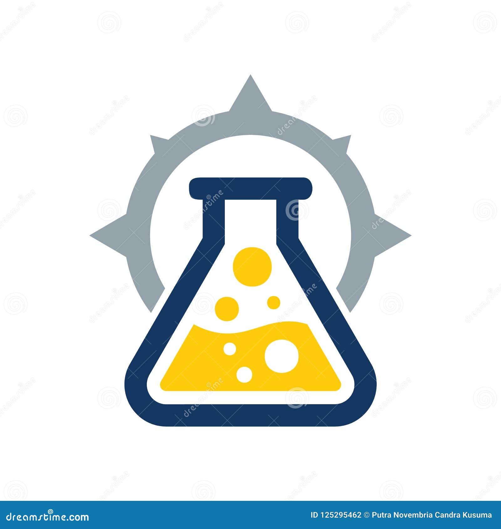 Lab Compass Logo Icon Design Stock Vector - Illustration of geography ...