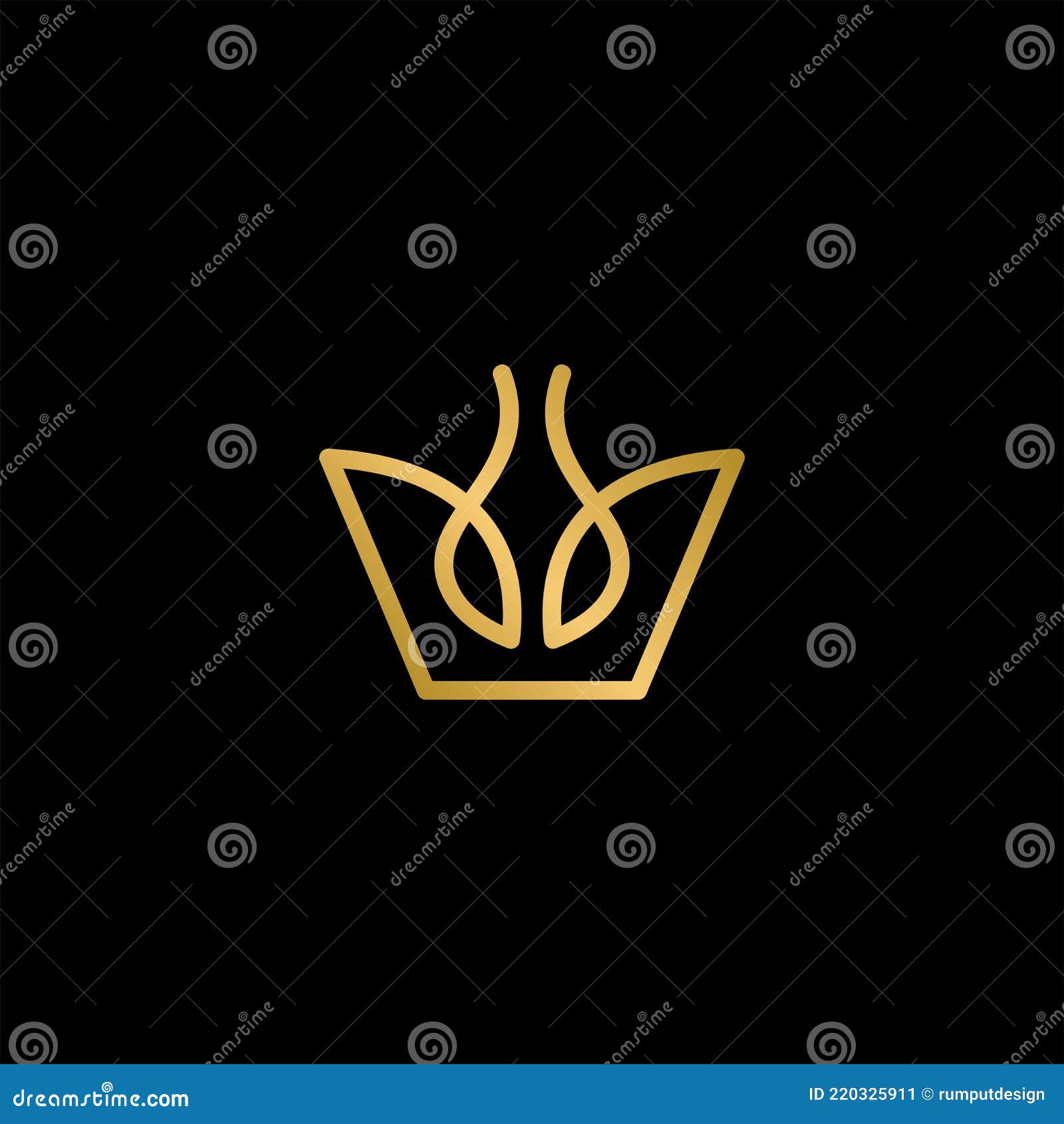 Lab crown gold stock vector. Illustration of font, king - 220325911