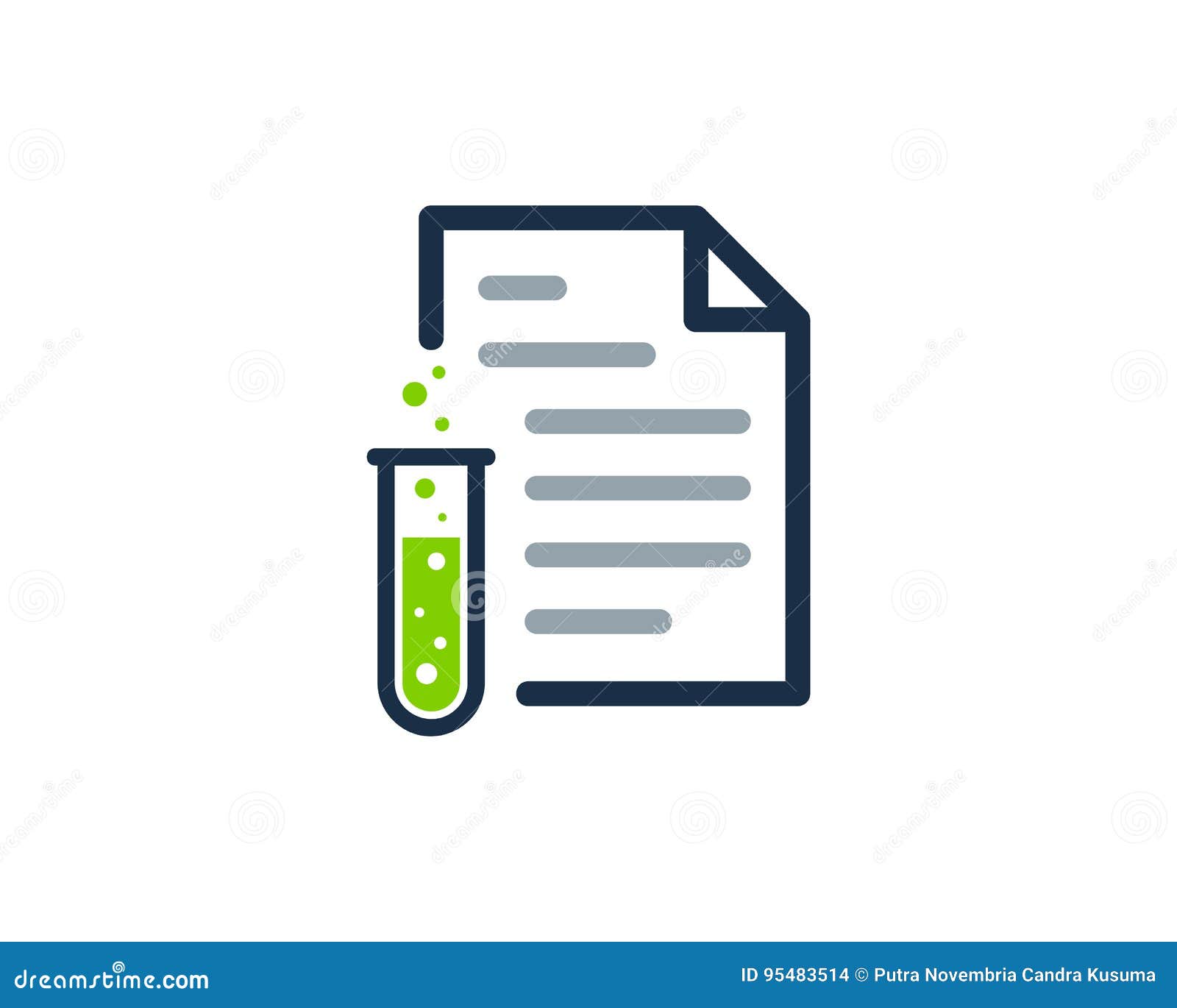 Lab Document Icon Logo Design Element Stock Vector - Illustration of ...