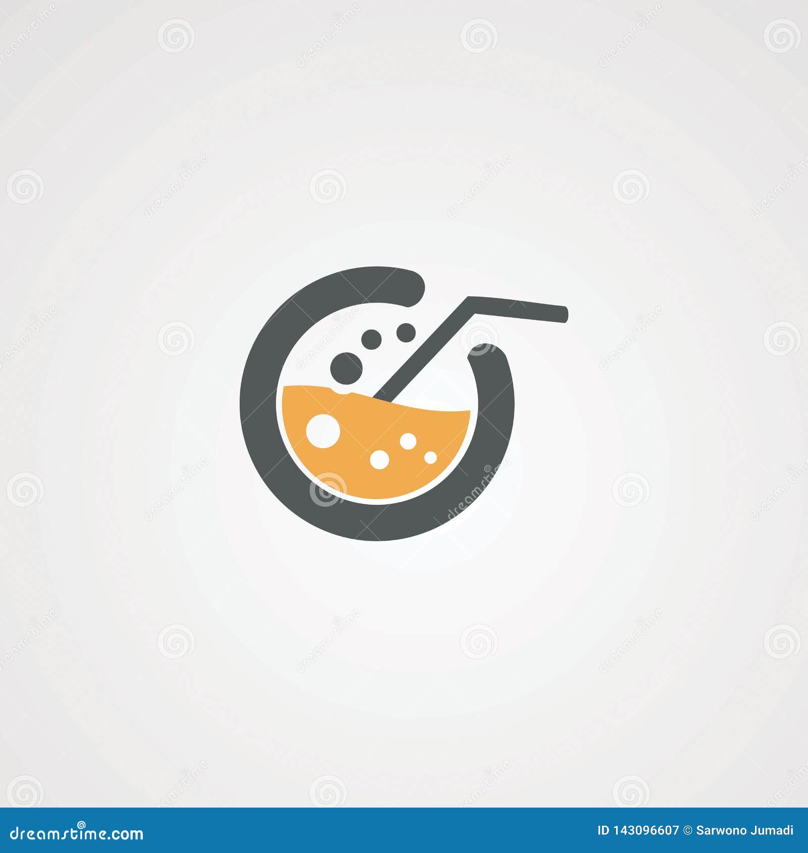 Lab Drink with Bubble Water Logo Vector, Icon, Element, and Template ...