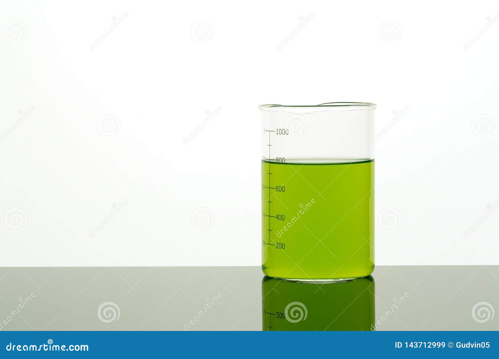 Lab Equipment. Beaker on the Laboratory Table Stock Image - Image of ...