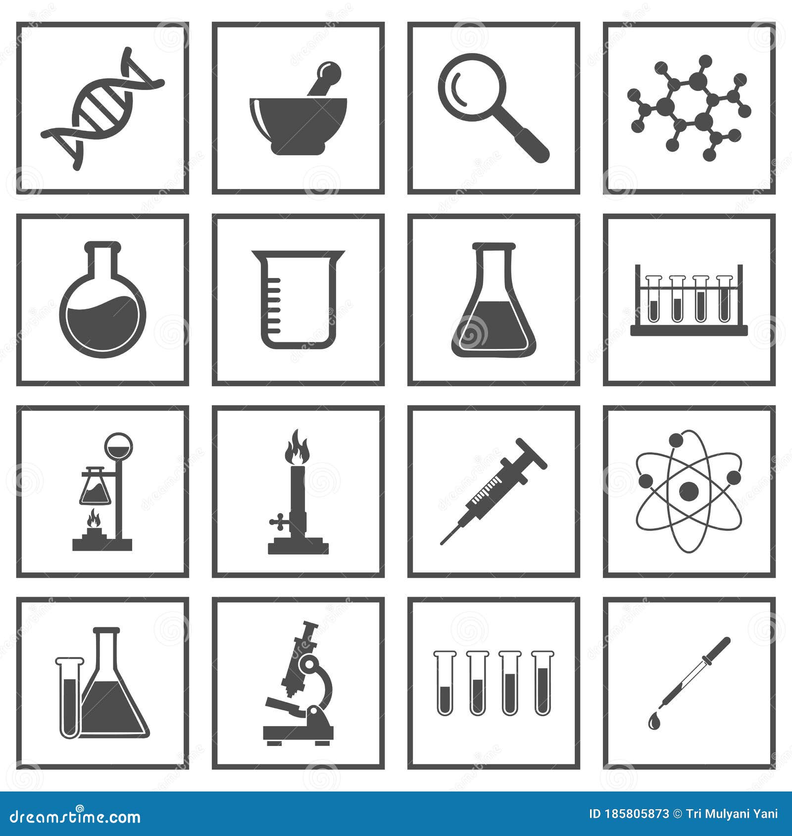 Laboratory Equipment Icon Vector Design Symbol Stock Vector ...