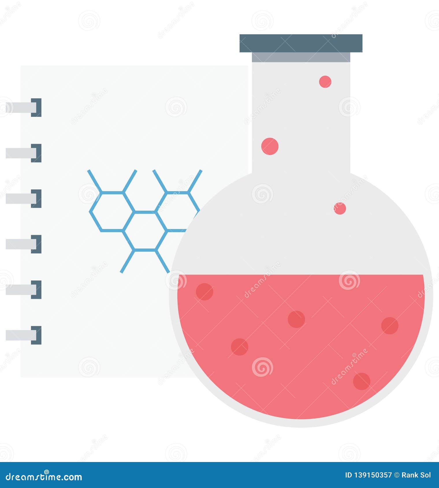 Lab Experiment Color Isolated Vector Icon that Can Be Easily Modified ...