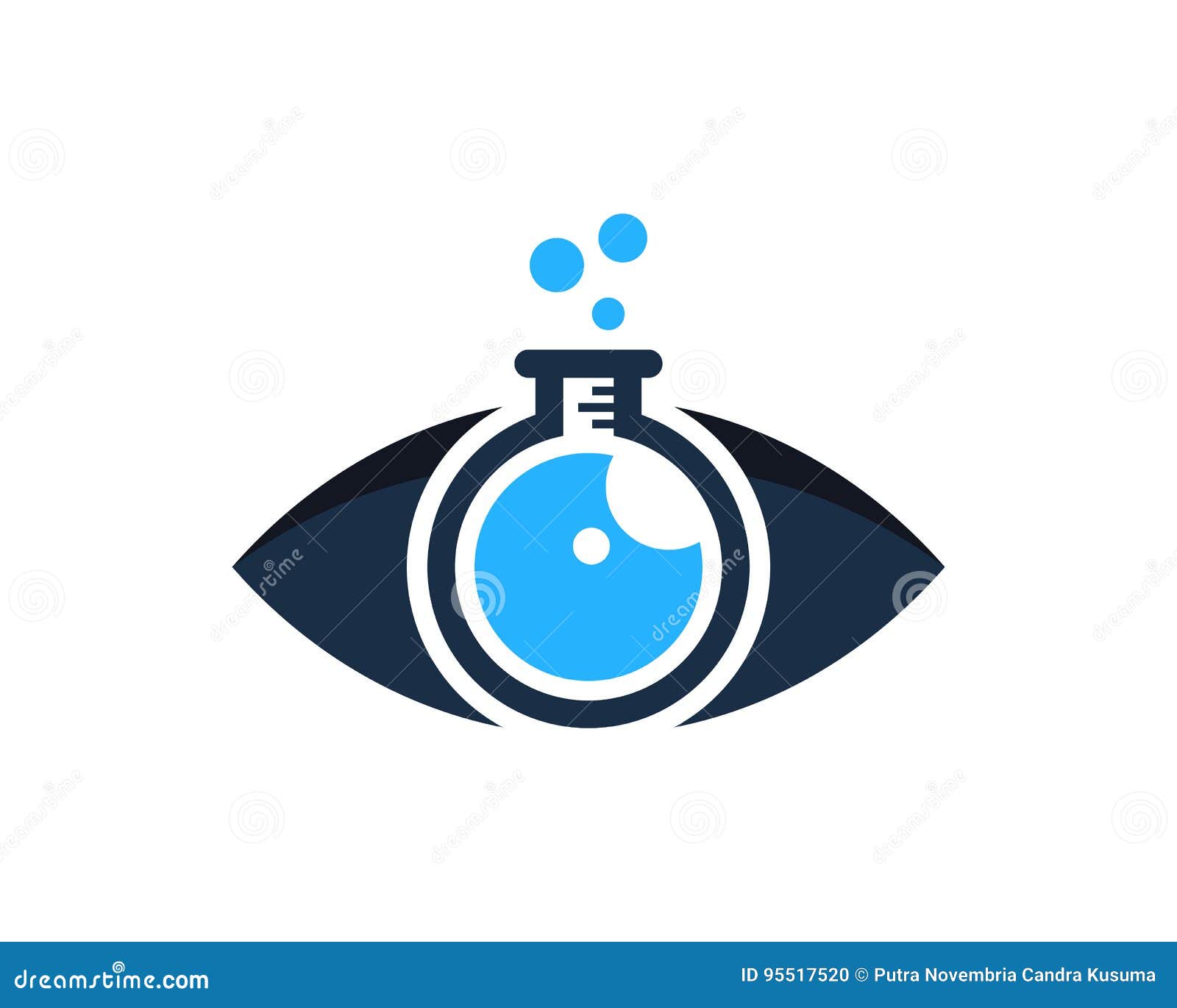 Lab Eye Icon Logo Design Element Stock Vector - Illustration of element ...