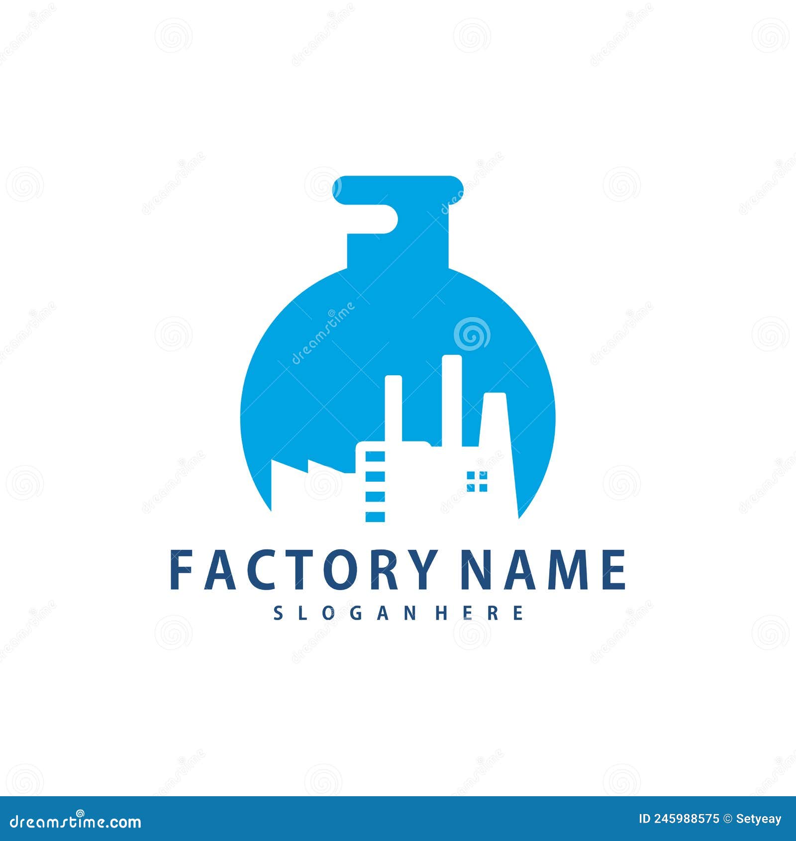 Lab Factory Logo Design Vector, Creative Factory Logo Design Template ...