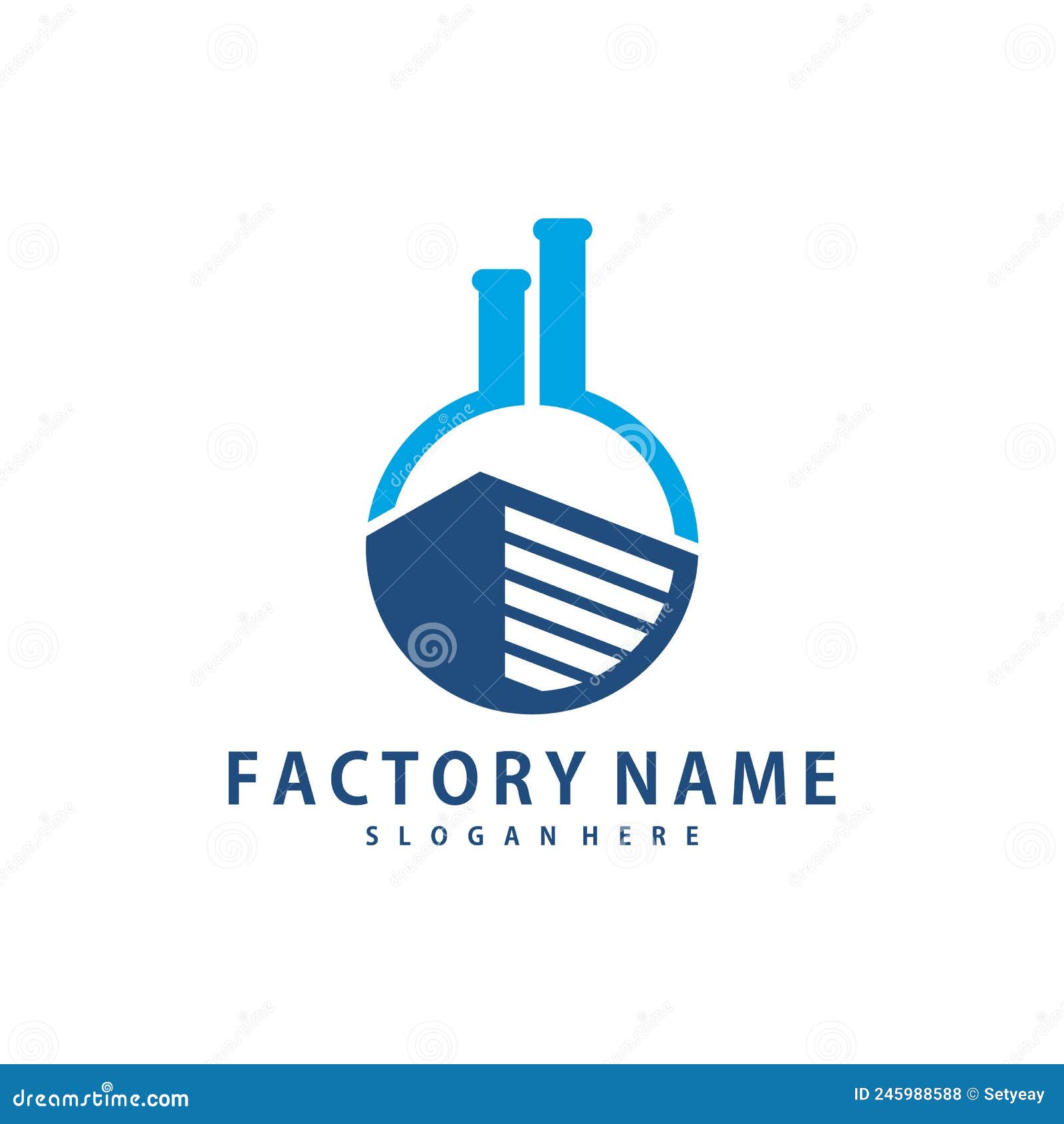 Lab Factory Logo Design Vector, Creative Factory Logo Design Template ...