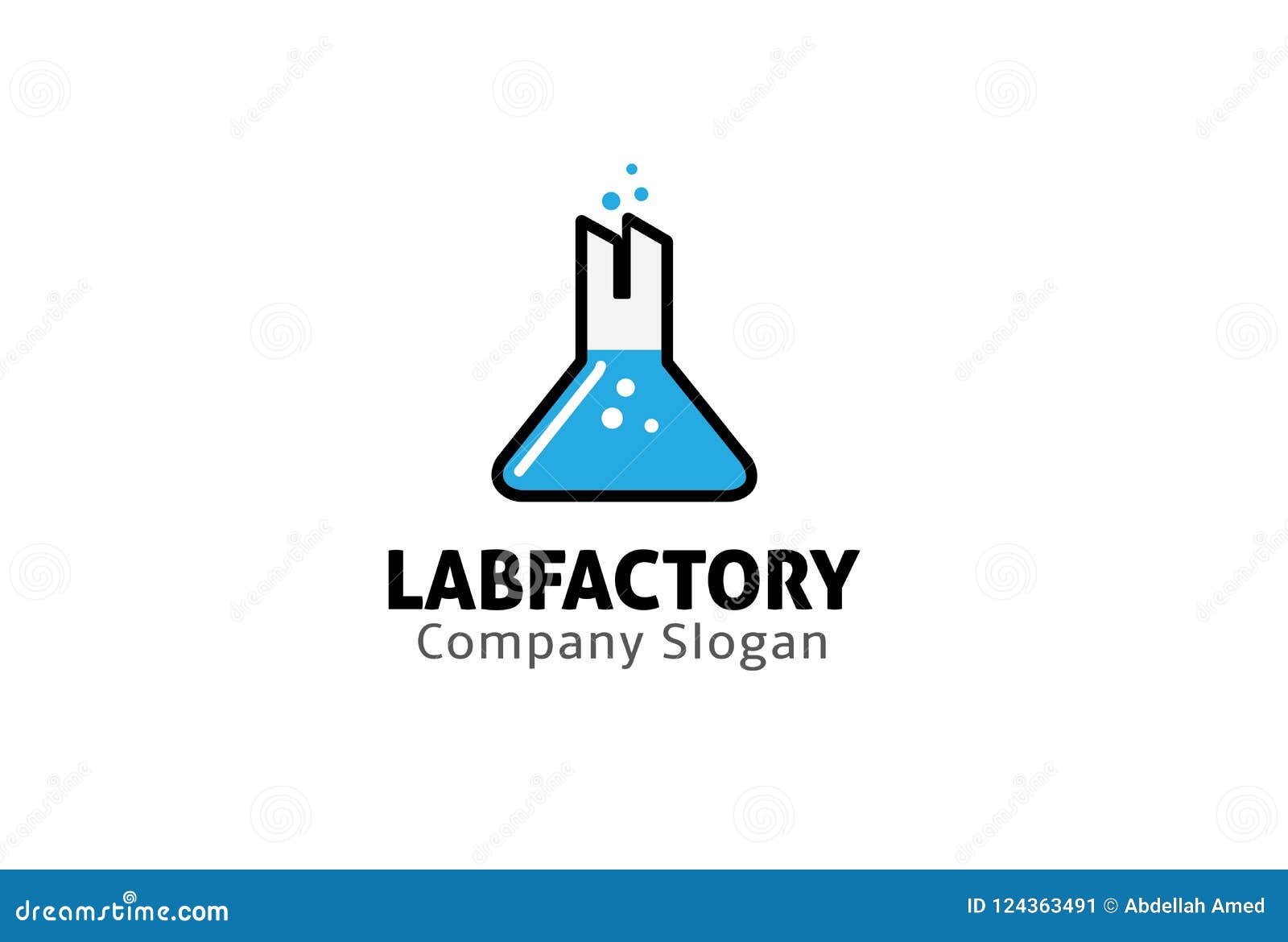 Lab Factory Logo Symbol Design Illustration Stock Vector - Illustration ...