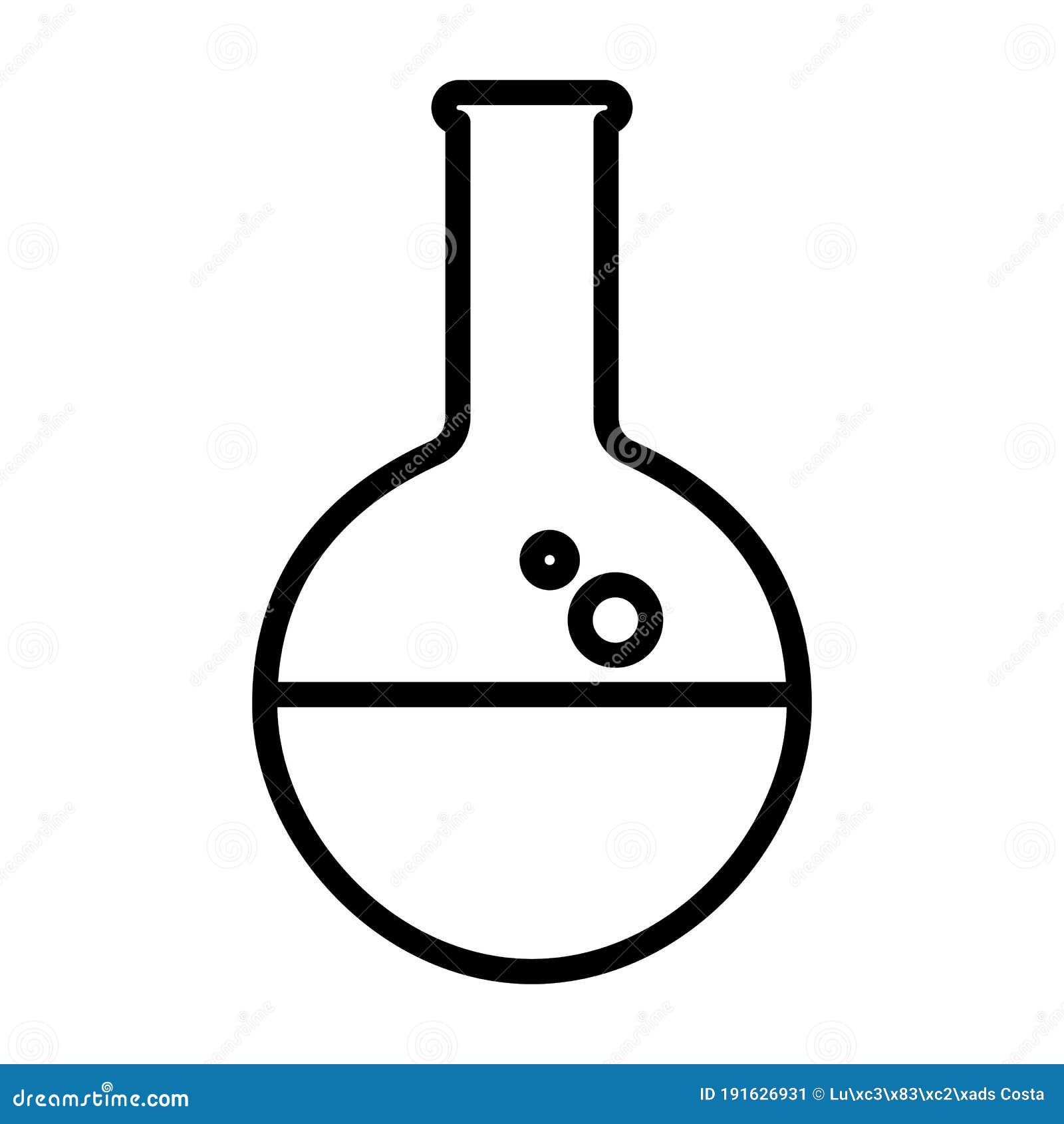 Lab flask icon stock illustration. Illustration of medicine - 191626931