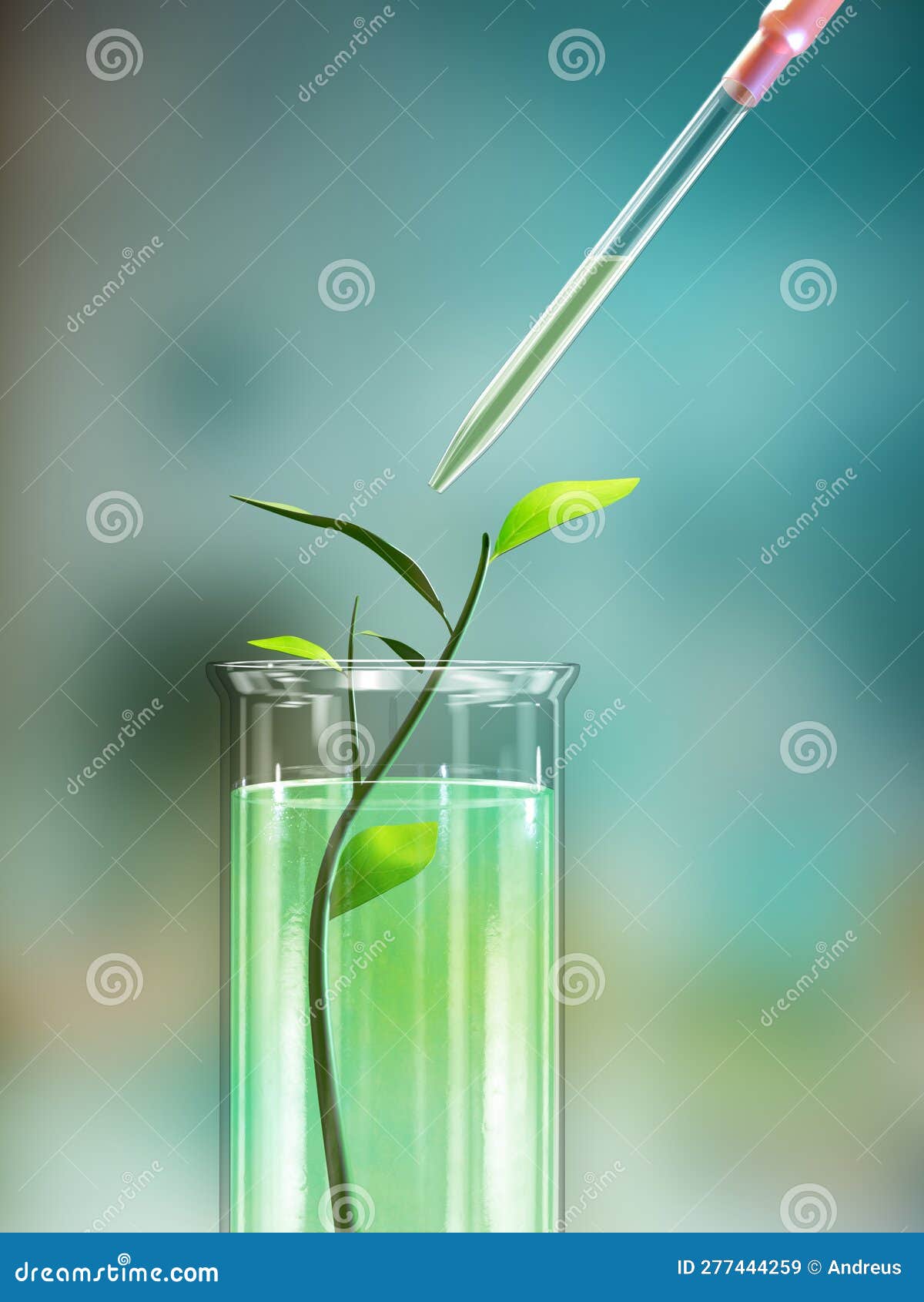 Lab flask and plant stock illustration. Illustration of shiny - 277444259