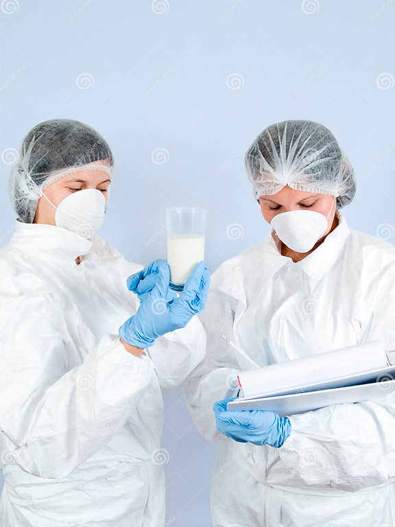 Lab Girls 08 stock image. Image of mask, inspector, safety - 1586007