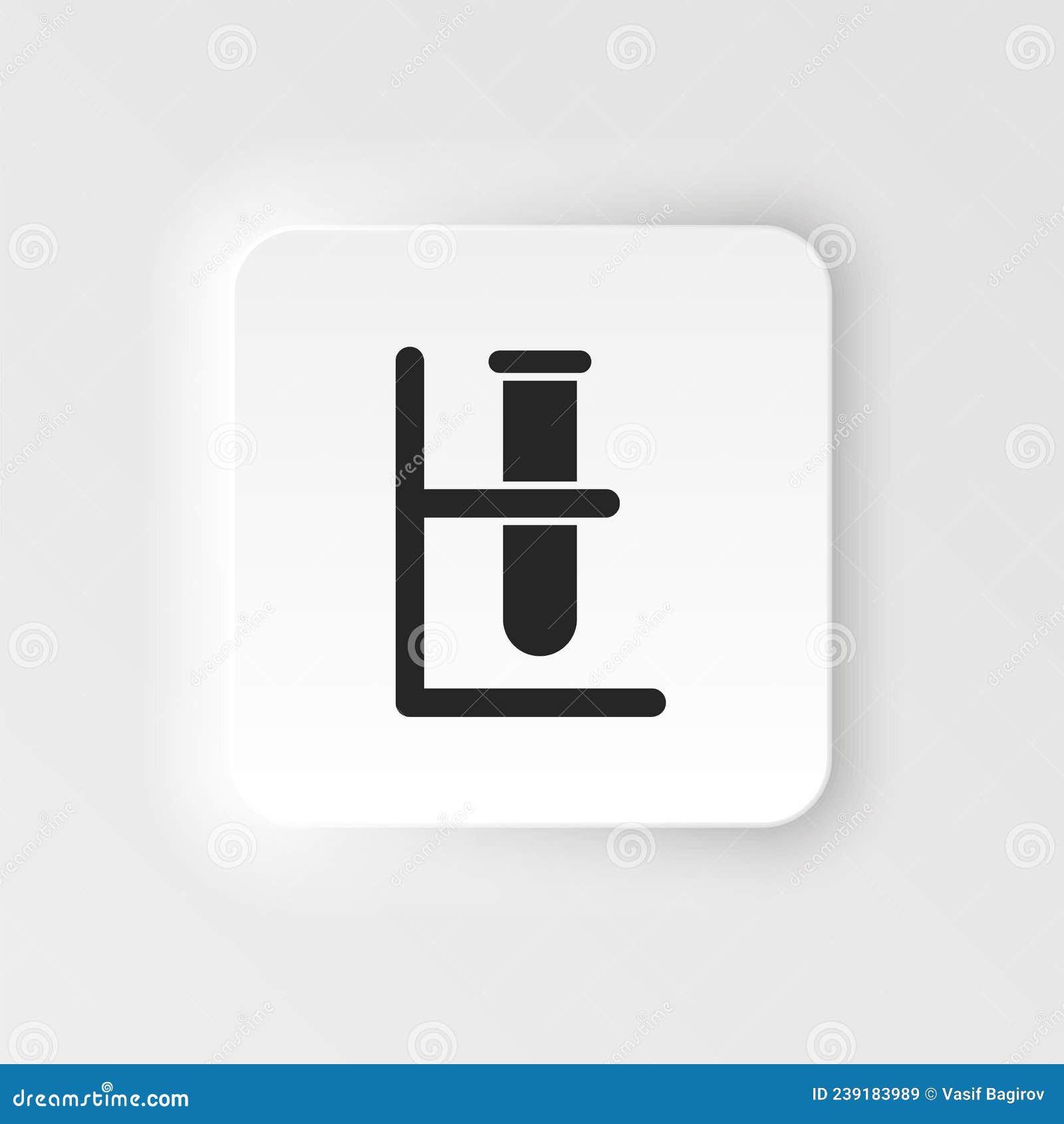 Lab Glassware Icon - Vector. Simple Element Illustration from UI ...