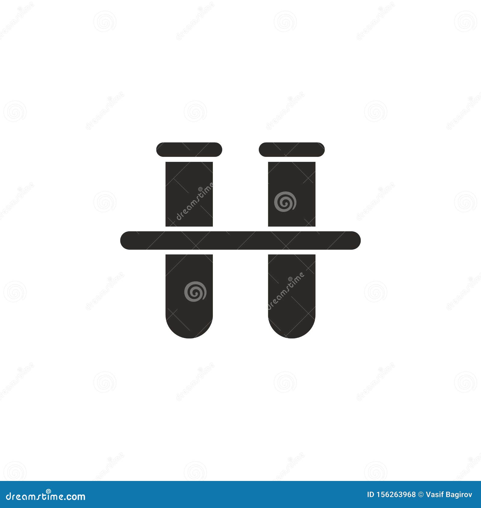 Lab Glassware Icon - Vector. Simple Element Illustration from UI ...