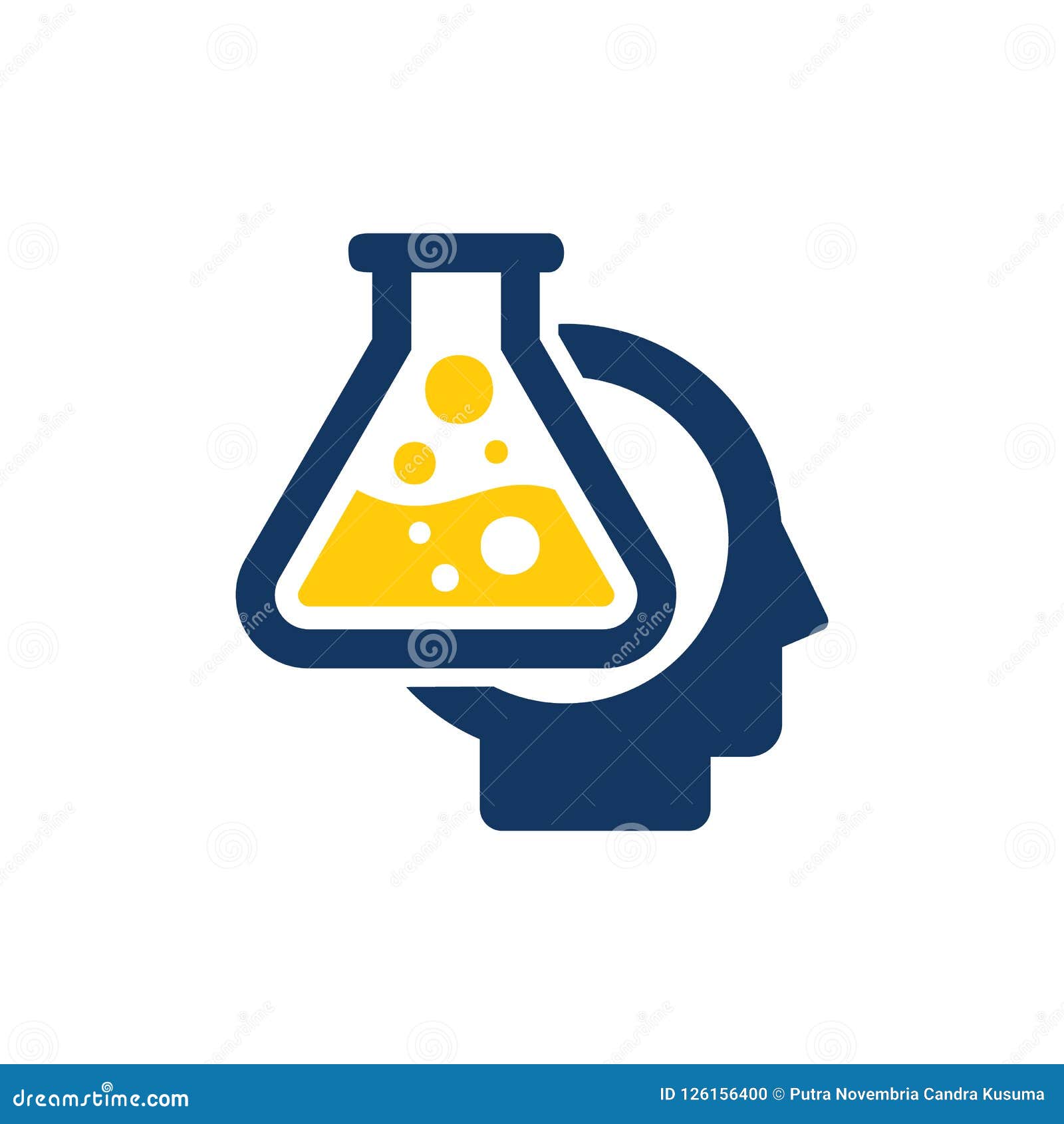 Lab Head Logo Icon Design stock illustration. Illustration of concept ...