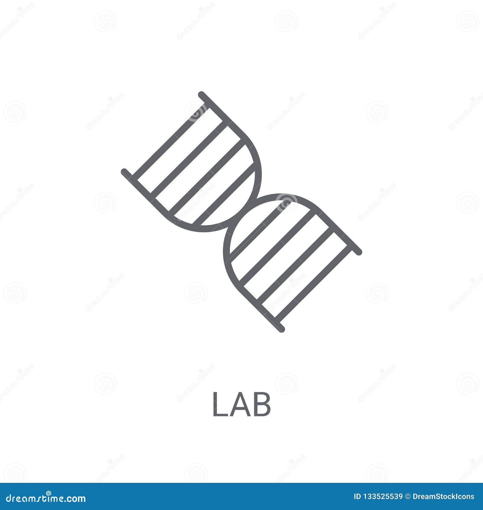 Lab Icon. Trendy Lab Logo Concept on White Background from Scien Stock ...