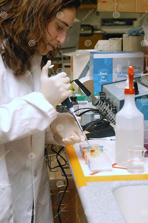 Lab Lady doctor stock image. Image of presentation, blue - 1989565