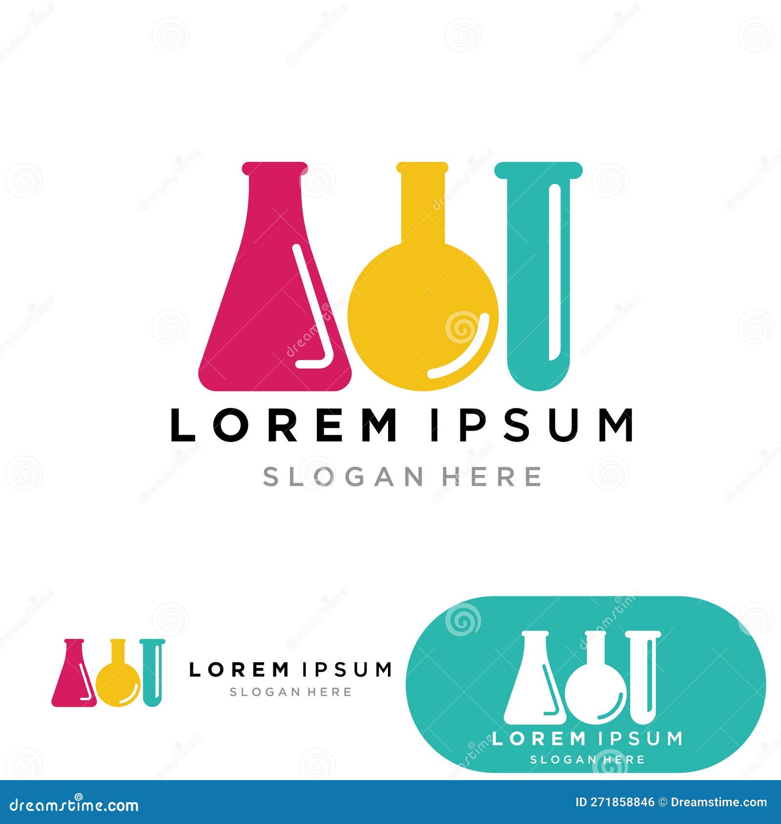 Lab Logo Vector Icon Template Illustration Icons Stock Vector ...