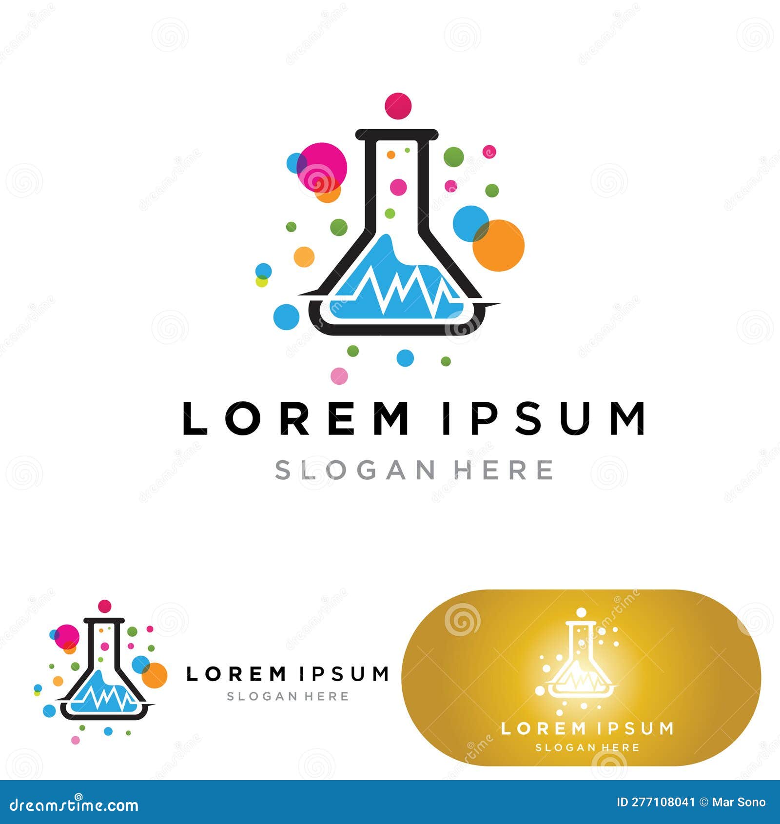 Lab Logo Vector Icon Template Illustration Icons Stock Vector ...