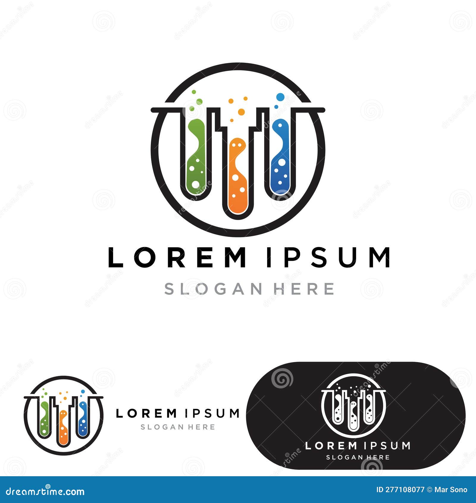 Lab Logo Vector Icon Template Illustration Icons Stock Vector ...