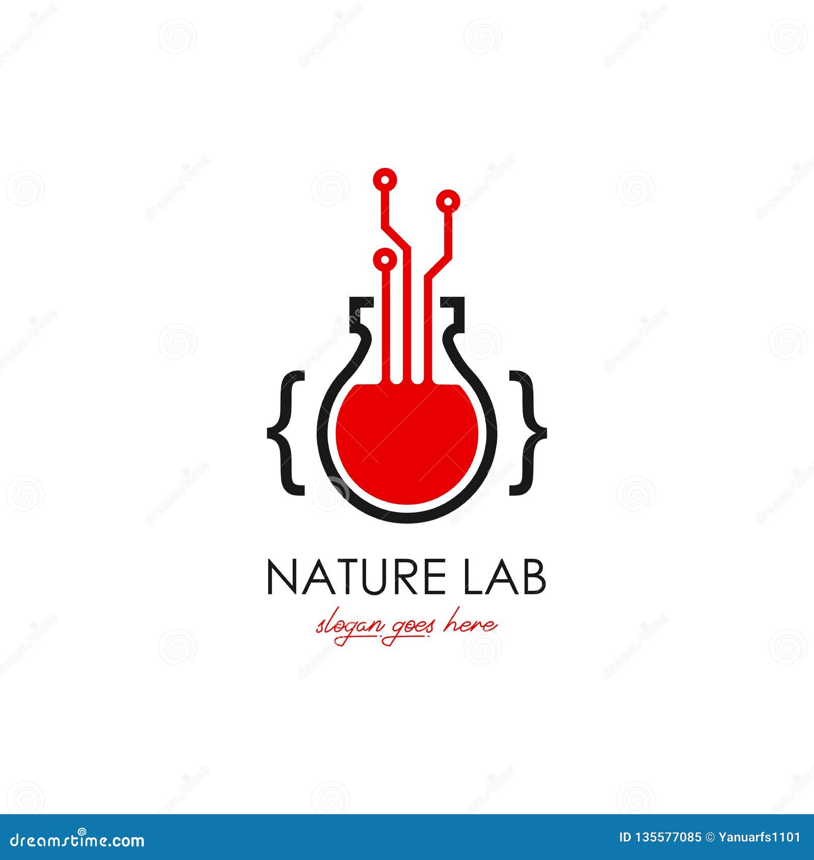 Lab Logo Vector. Lab Logo Template Stock Illustration - Illustration of ...