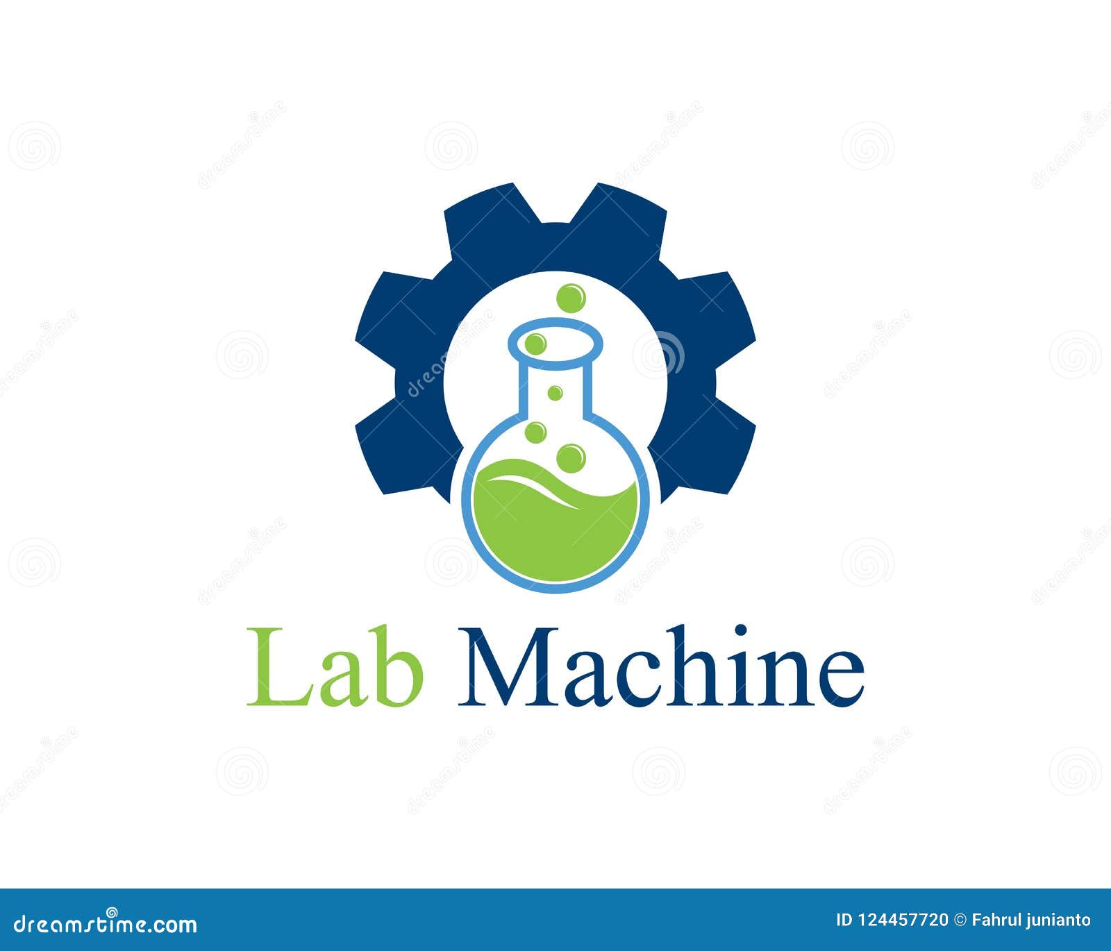 Lab Machine Icon Logo Vector Template Stock Vector - Illustration of ...