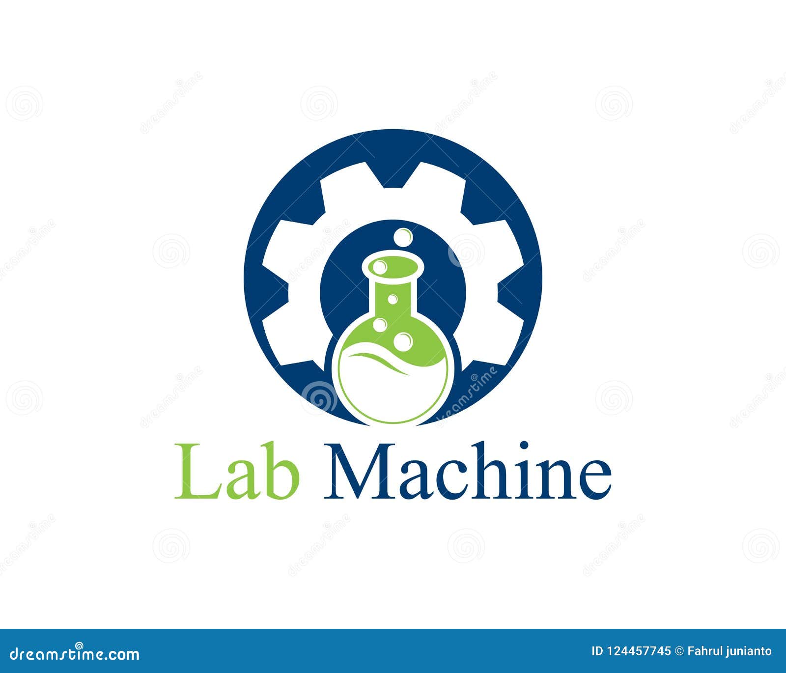 Lab Machine Icon Logo Vector Template Stock Vector - Illustration of ...