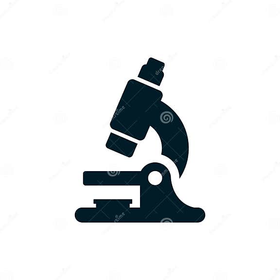 Lab microscope icon vector stock vector. Illustration of enlarge ...