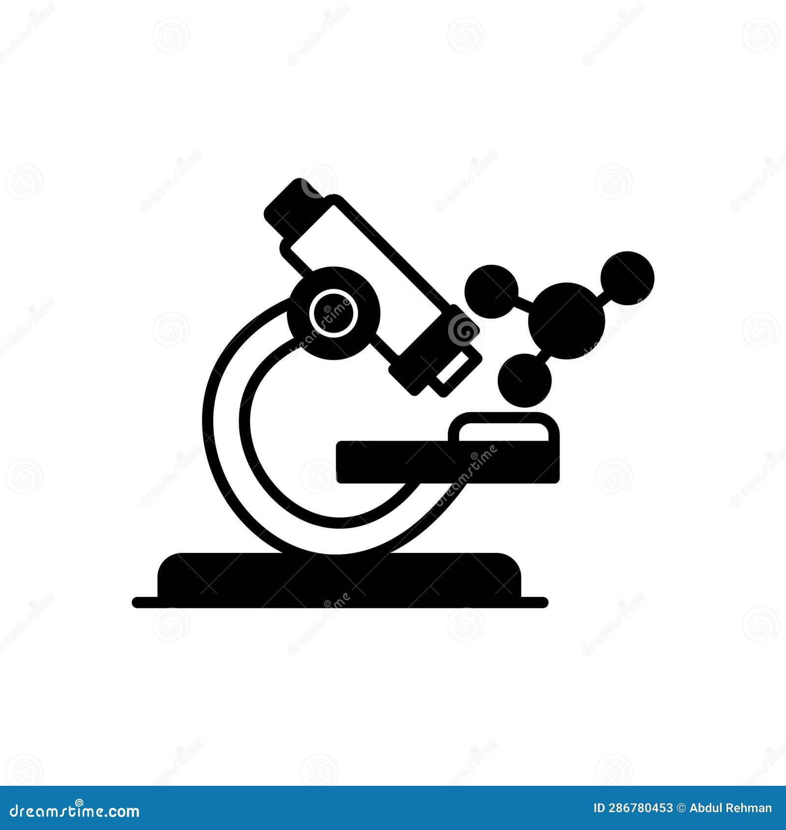 Lab Microscope Vector Icon Which Can Easily Modify or Edit. Stock ...