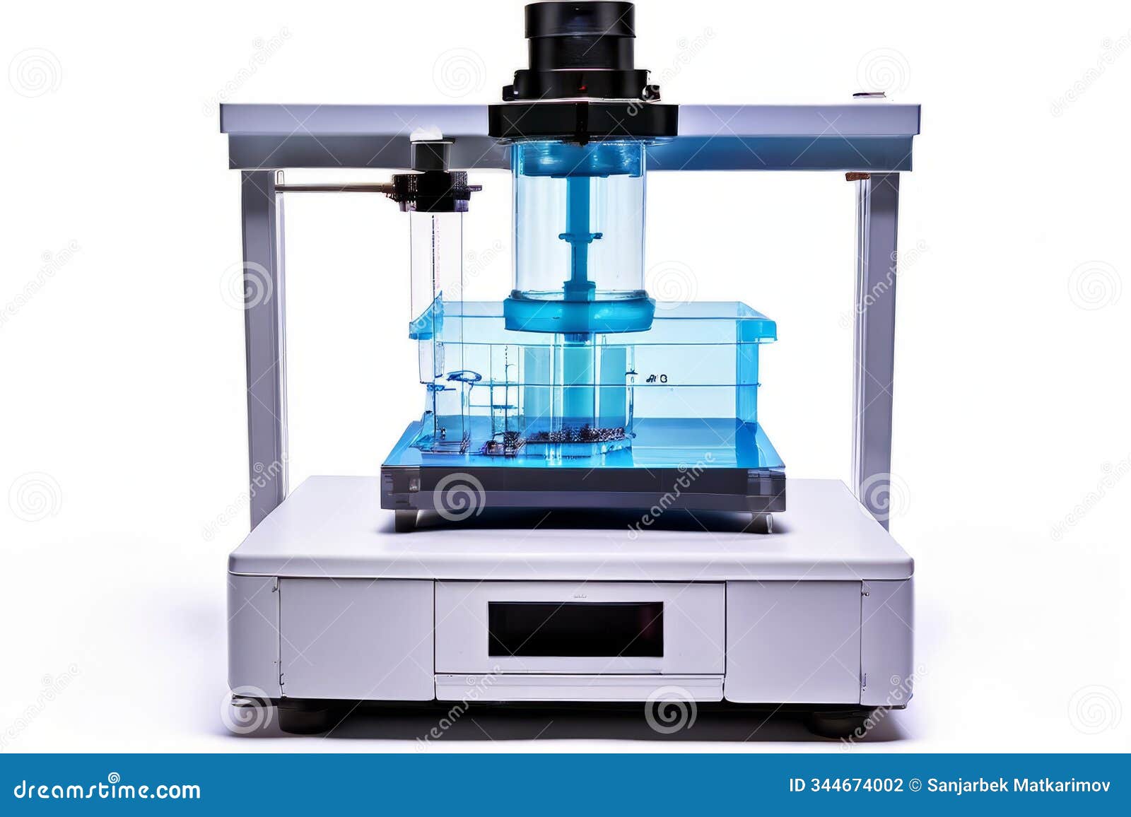 Lab Printer a Lab Printer with a Printout of a Laboratory Report Stock ...