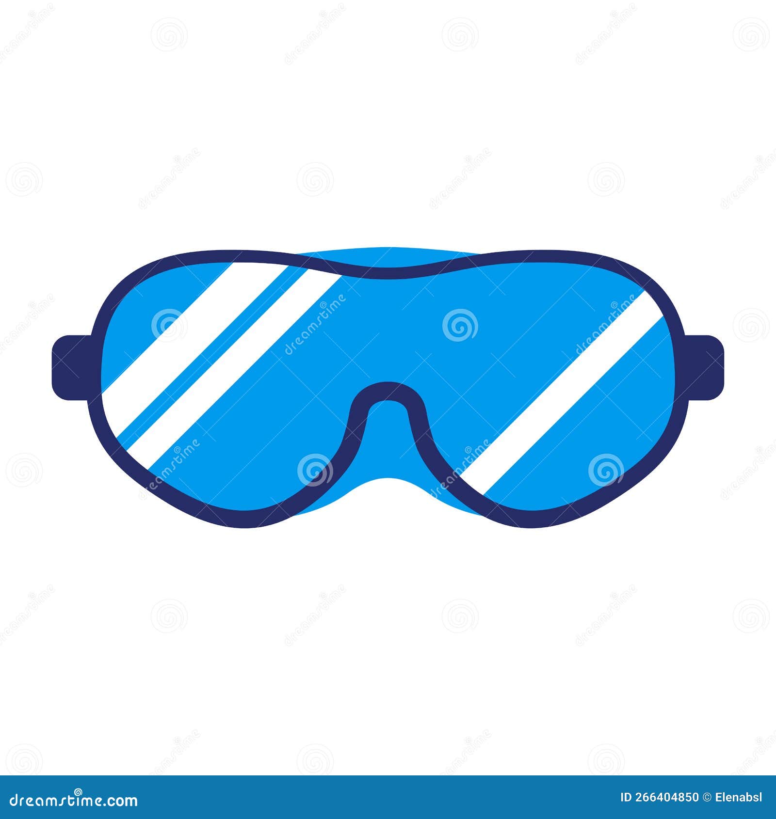 Safety Goggles Lab Safety Equipment Stock Vector Illustration Of