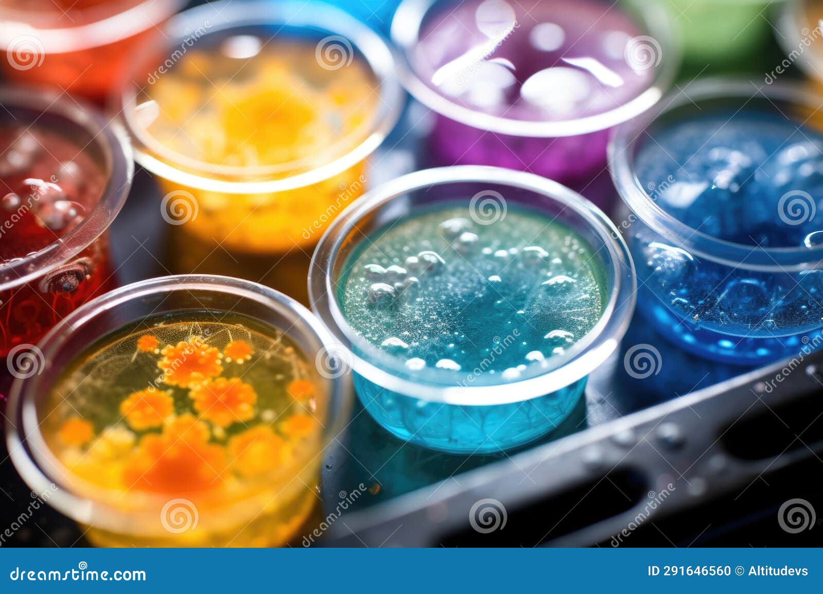 Lab Samples of Various Cancer Cells Stock Photo - Image of healthcare ...