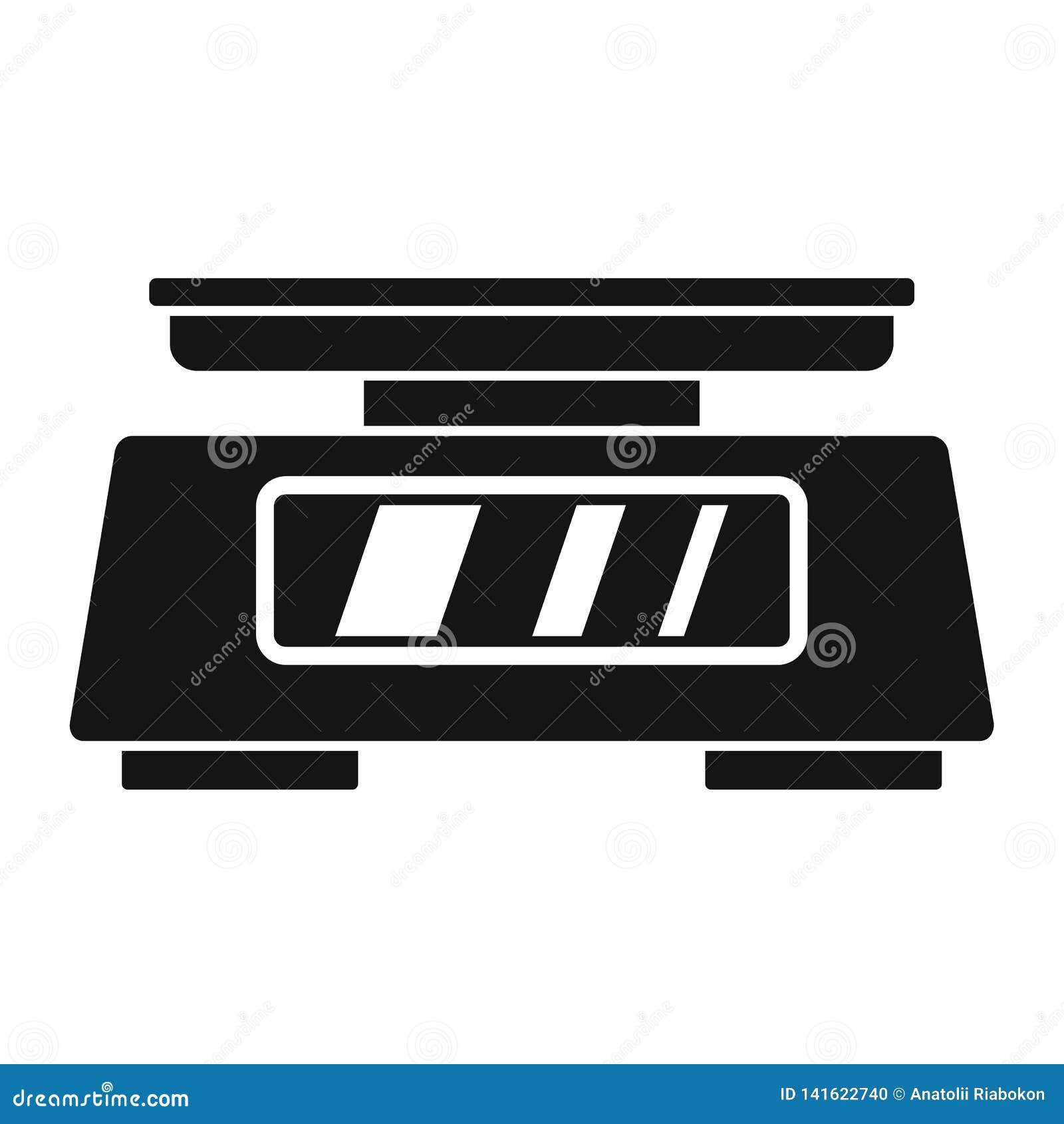 Lab Scales Icon, Simple Style Stock Vector - Illustration of design ...