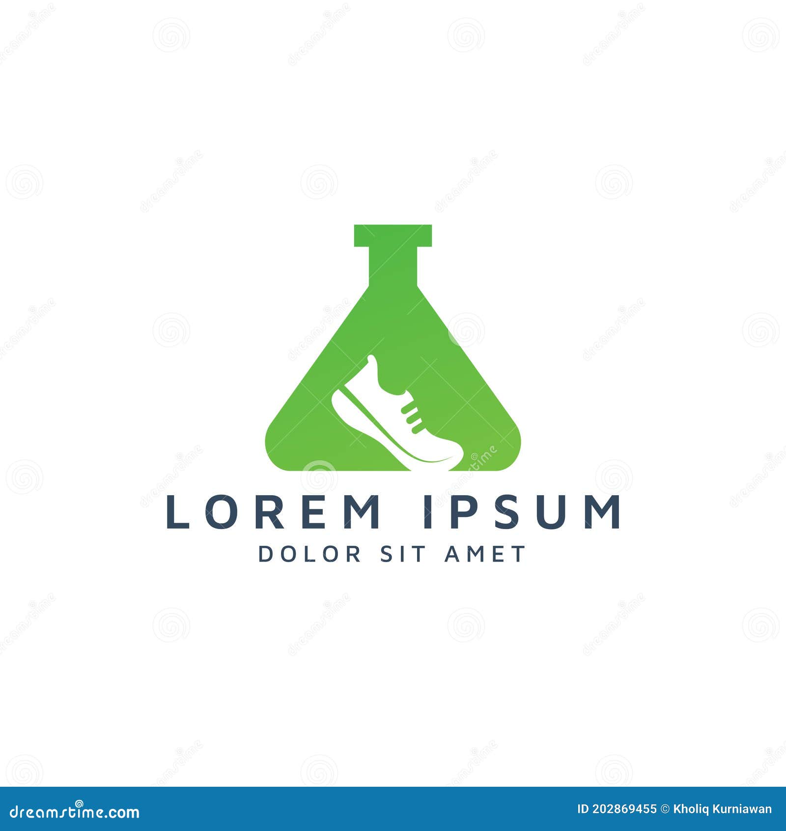 Lab and Shoes Negative Space Logo Design Stock Vector - Illustration of ...