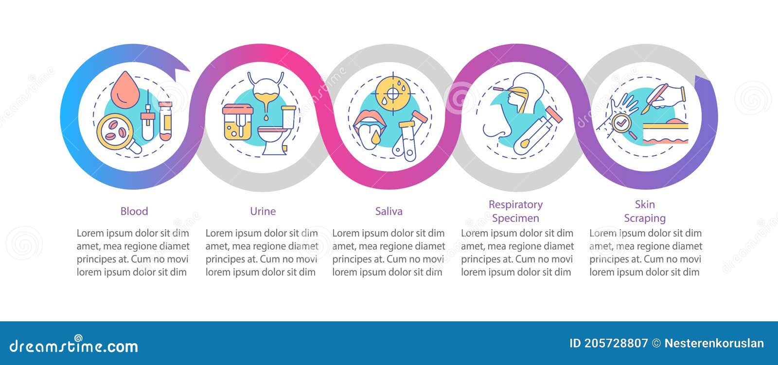 Lab Specimens Vector Infographic Template | CartoonDealer.com #205642363