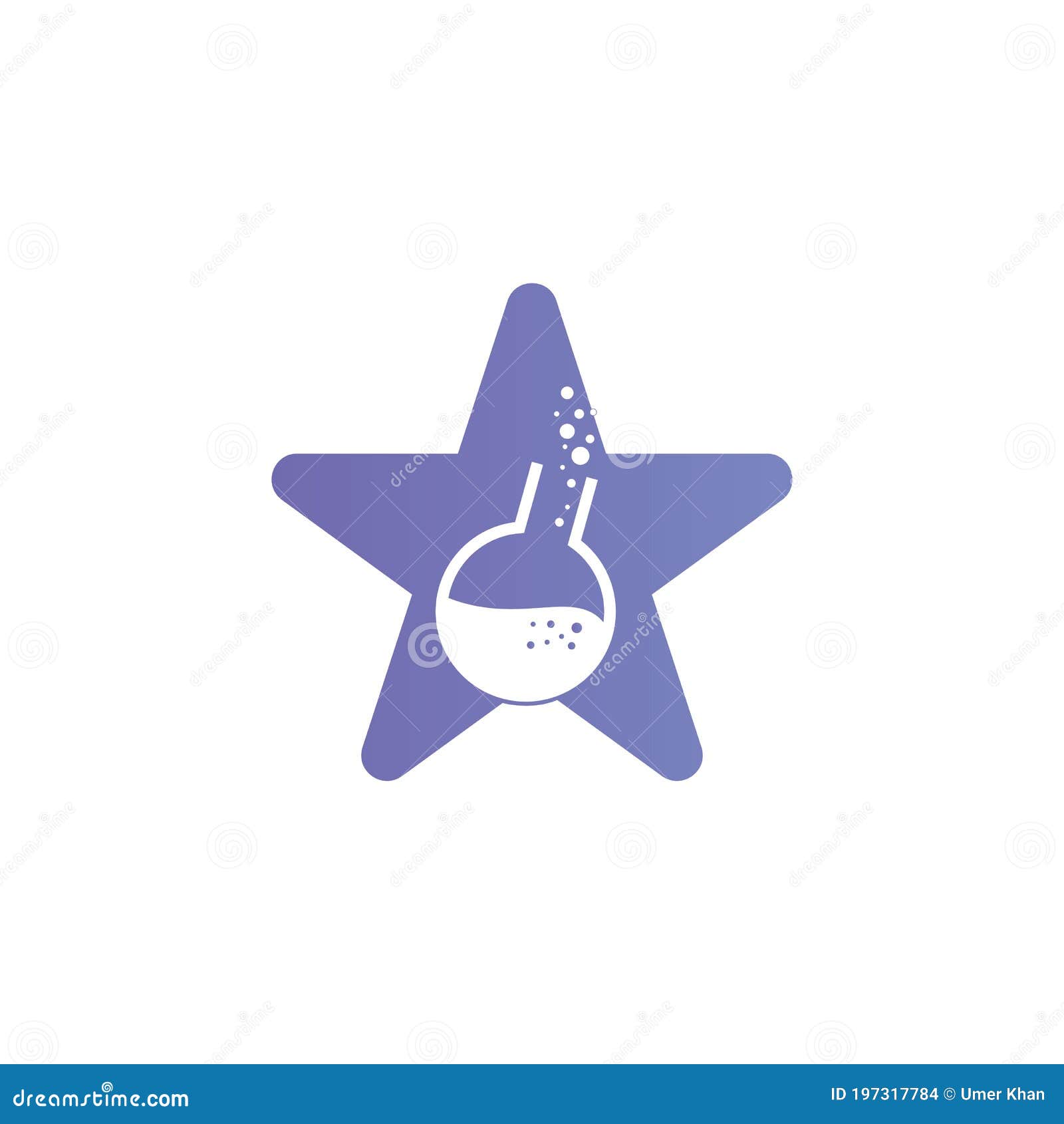 Lab Star Shape Concept Logo Vector. Lab Template Stock Vector ...