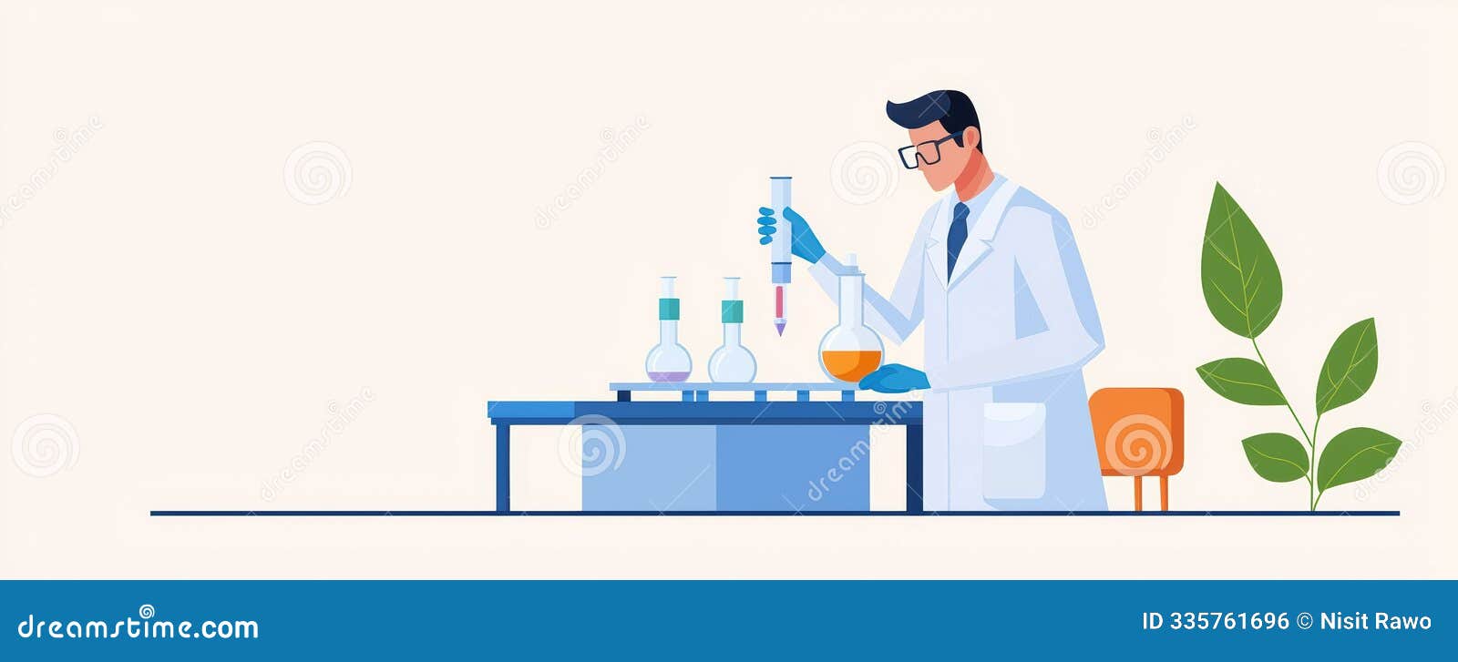 Lab Technician Conducting Product Tests, Quality Control Lab, Flat ... Lab Technician Conducting Product Tests, Quality Control Lab, Flat ...