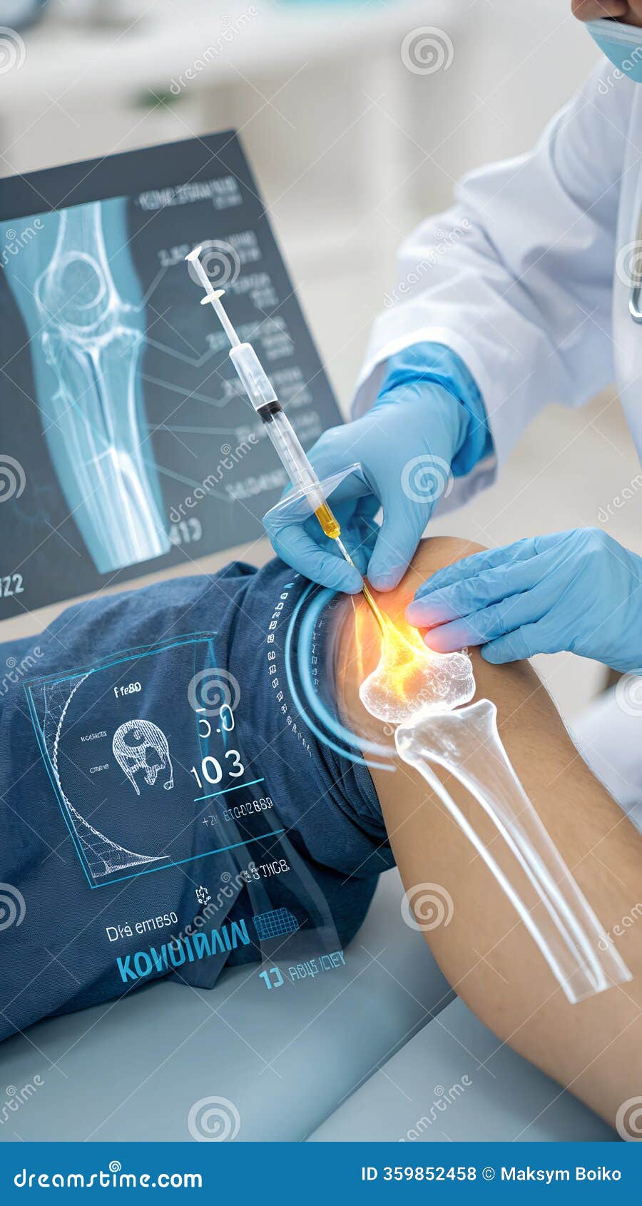 Lab Technician Handling Blood Samples for Testing in a Clinical ...