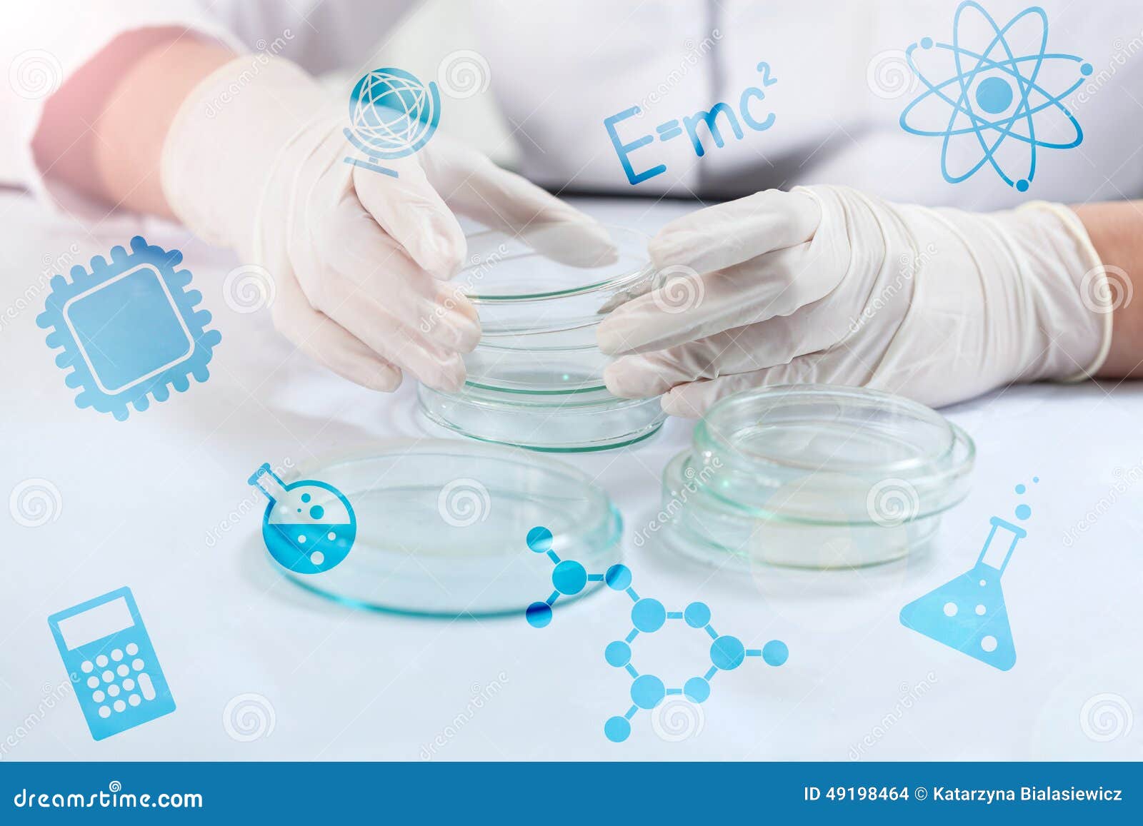 Lab technician s hands stock photo. Image of graphic - 49198464