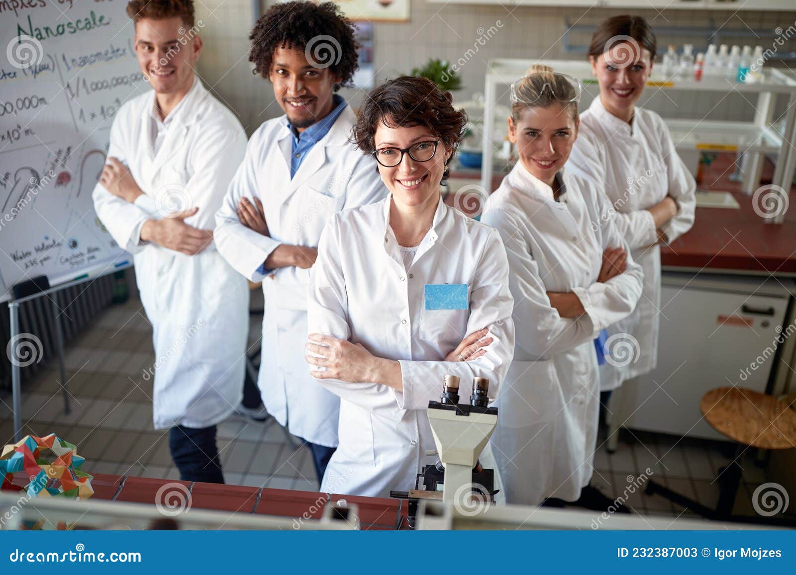 Lab Technicians Together in Laboratory Stock Image - Image of infection ...