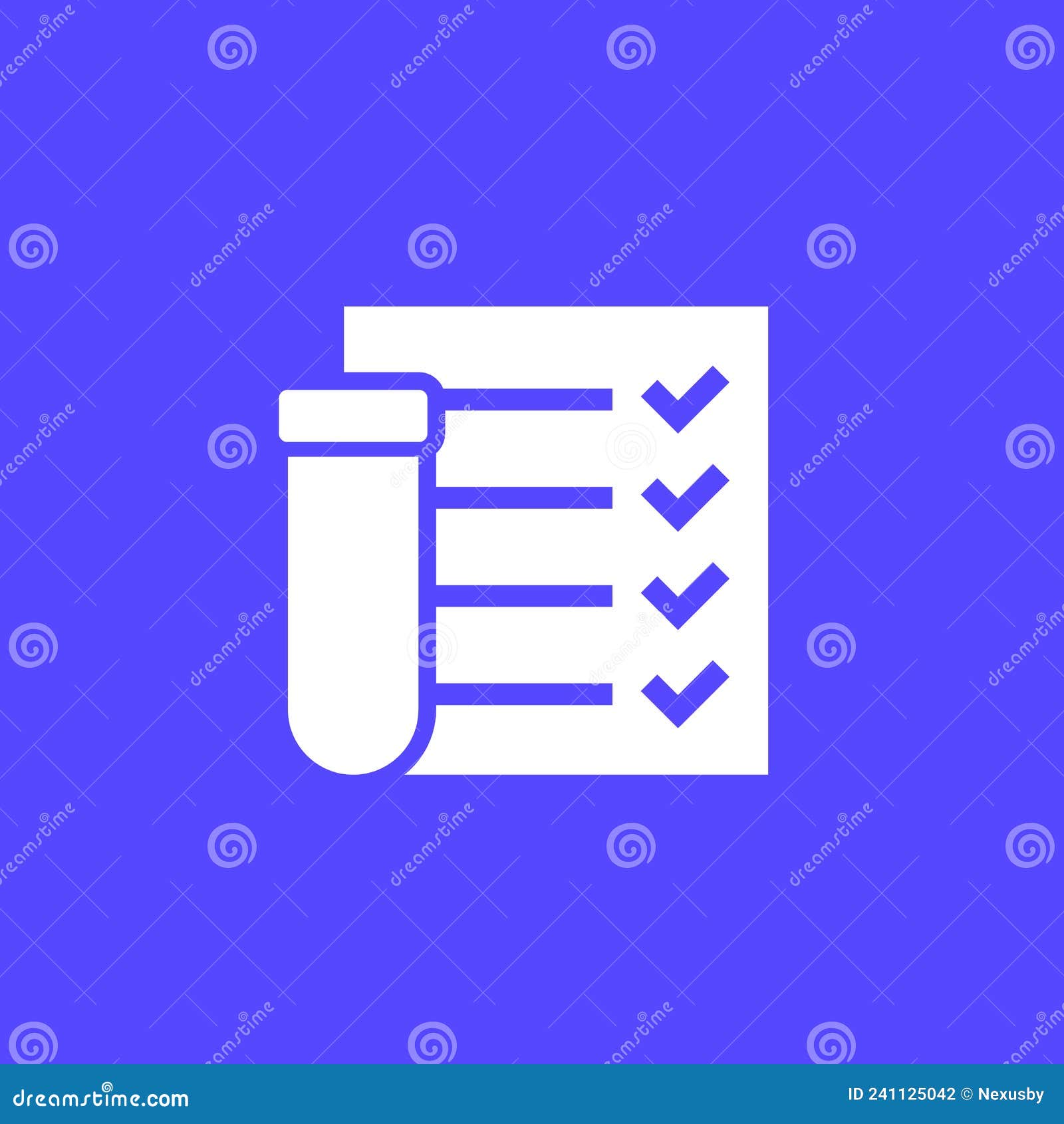 Lab Test Results Icon, Vector Stock Vector - Illustration of reaction ...