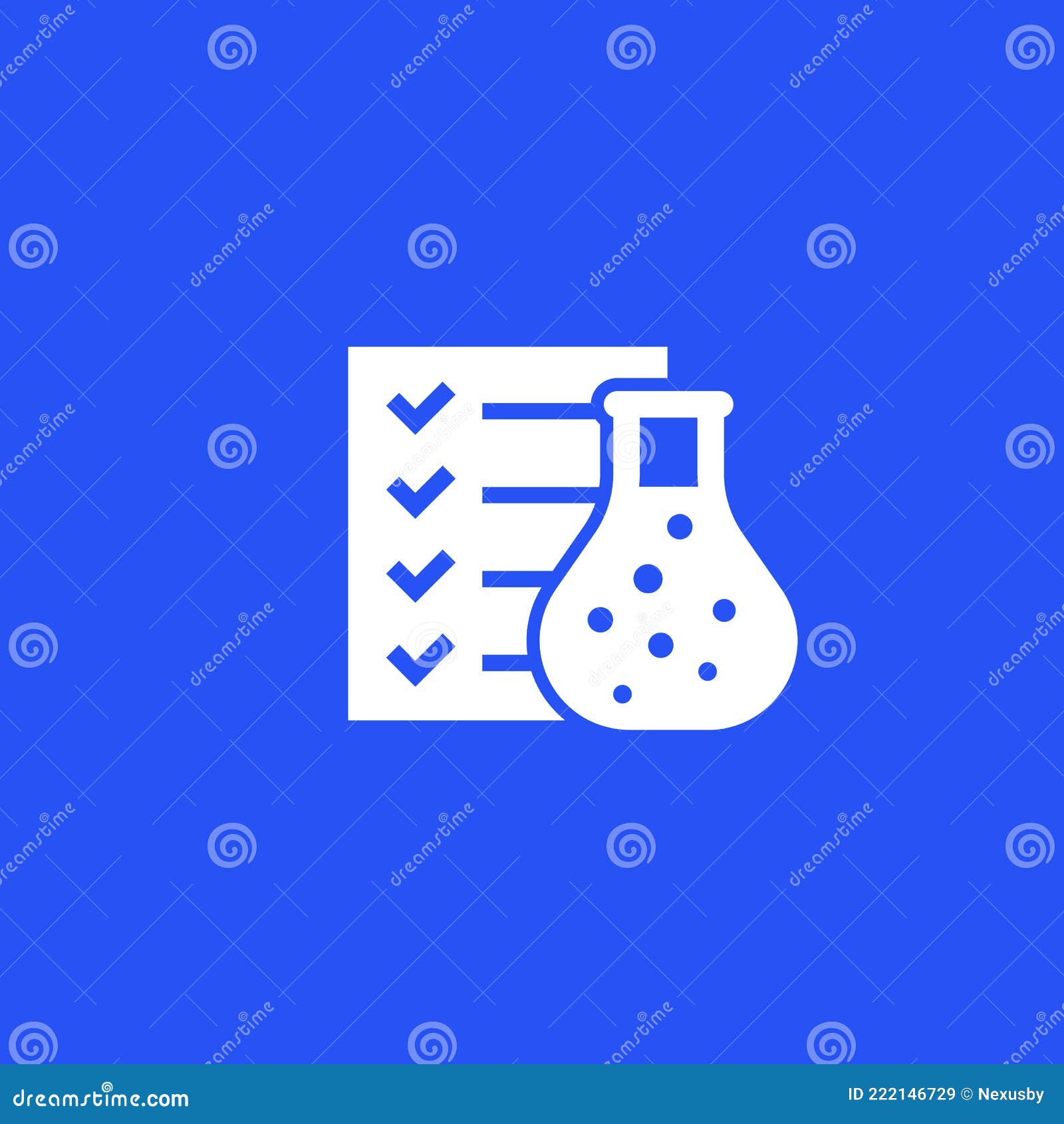Lab Test Results Vector Icon for Web Stock Vector - Illustration of ...