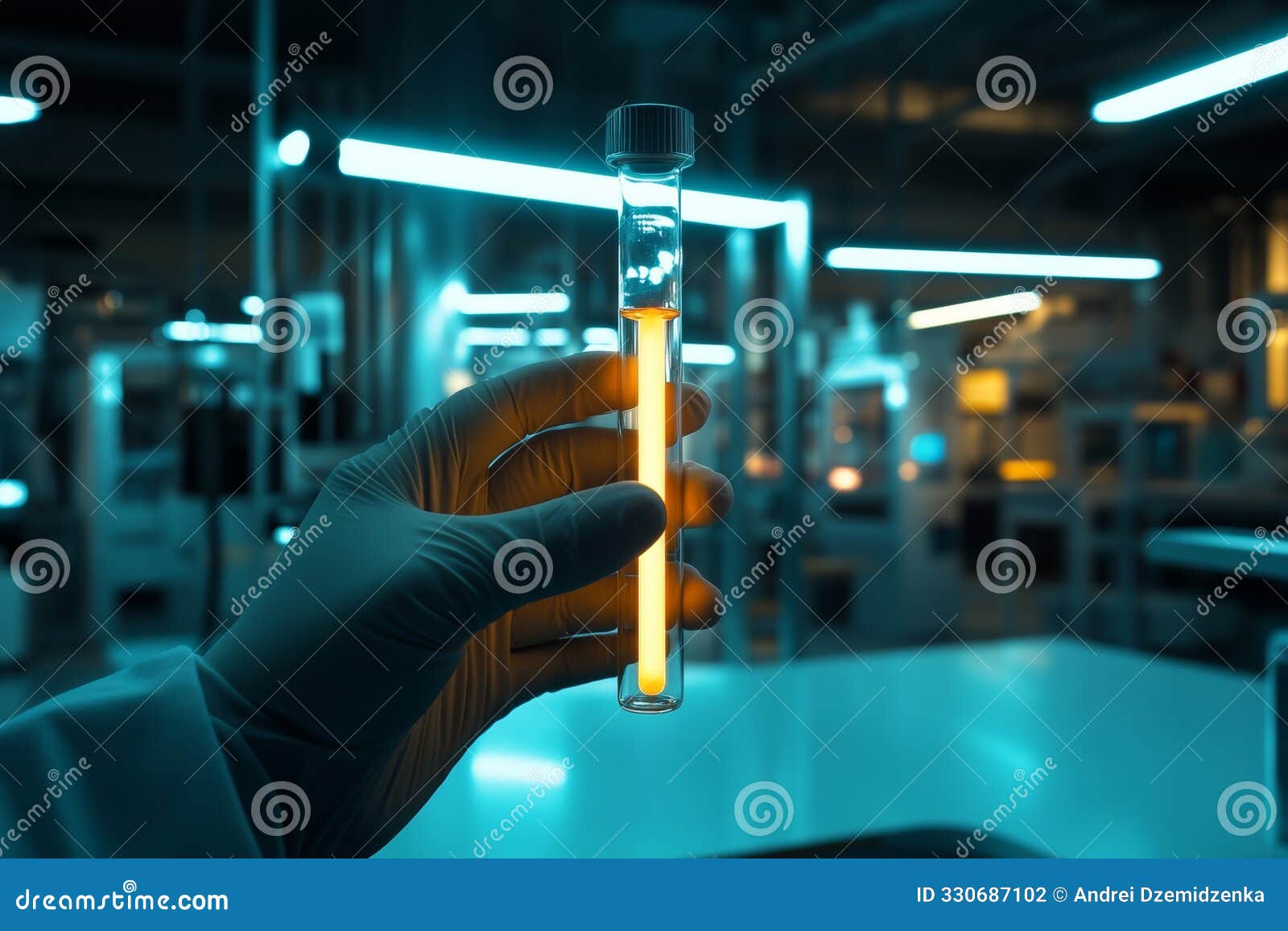 Lab Test Tube with Egg Donation from Liquid Nitrogen Cryostorage Stock ...